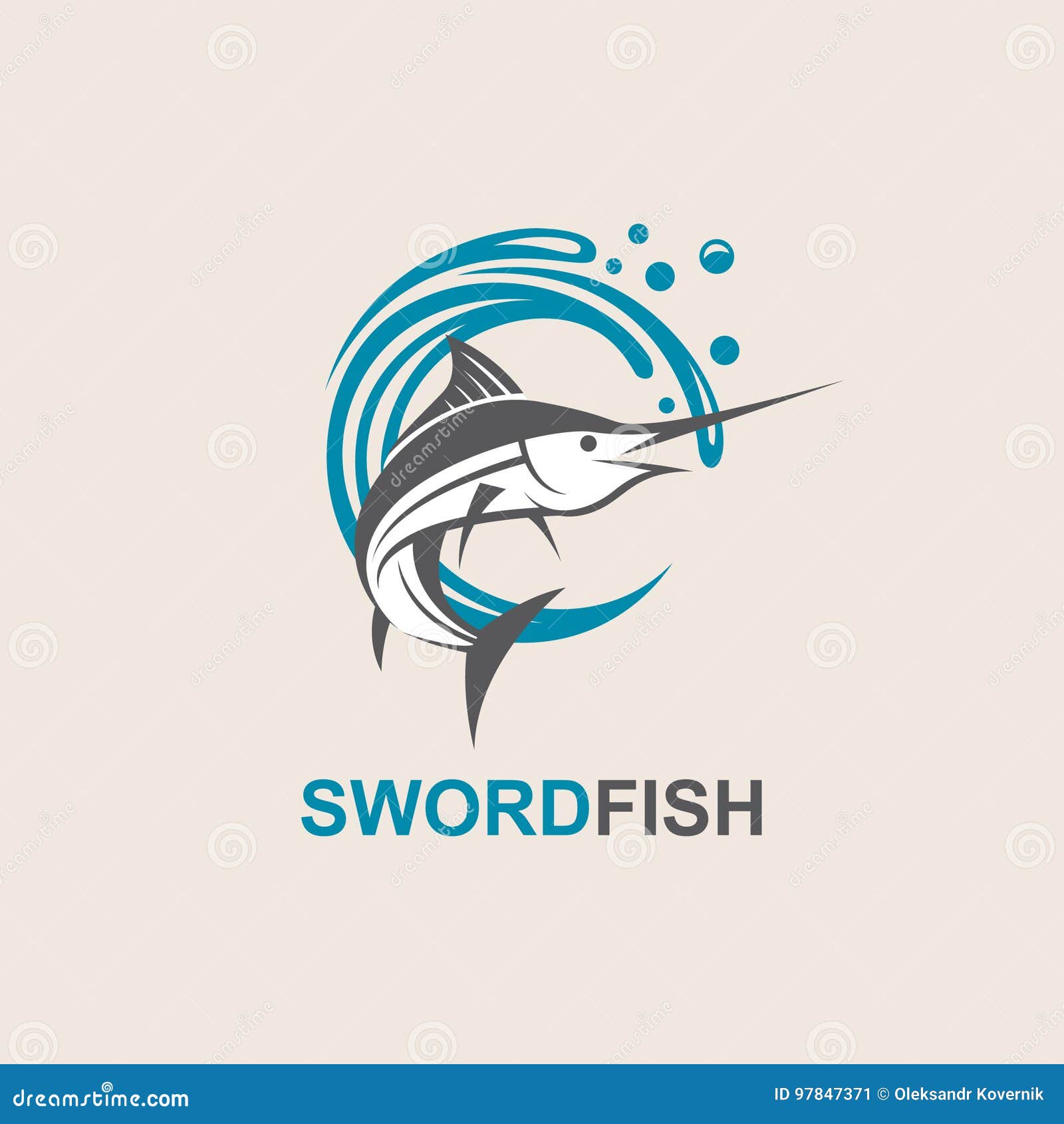 Swordfish for Fishing Design Stock Vector - Illustration of fishing ...