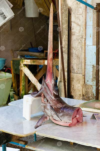 Swordfish at the Market in Sicily Stock Image - Image of marlin, italy ...