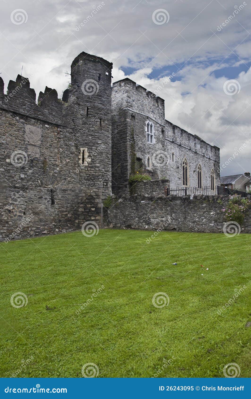 Swords Castle stock image. Image of ruins, meath, european - 26243095