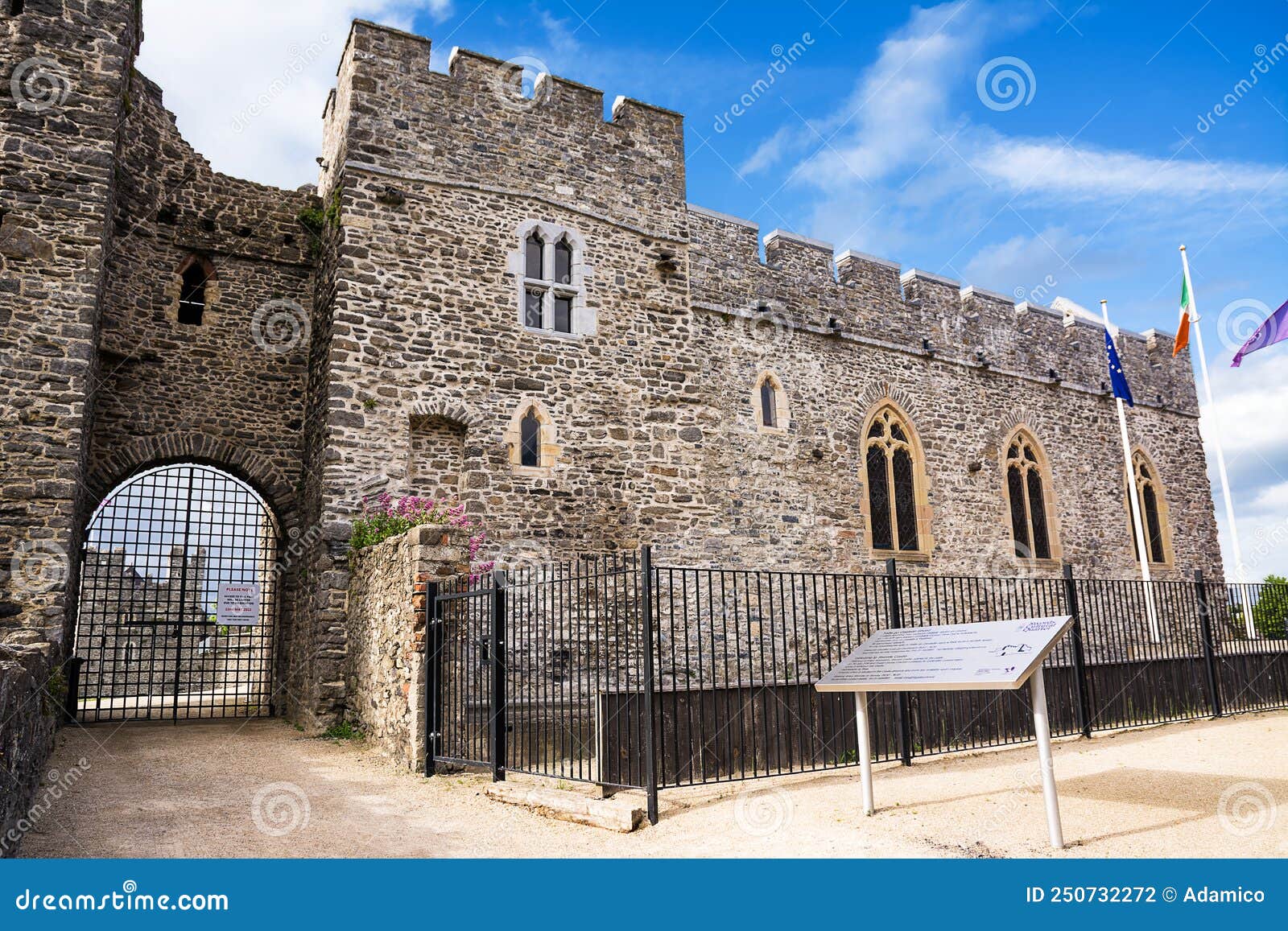Castle in the Centre of Swords, Ireland Editorial Photography - Image ...