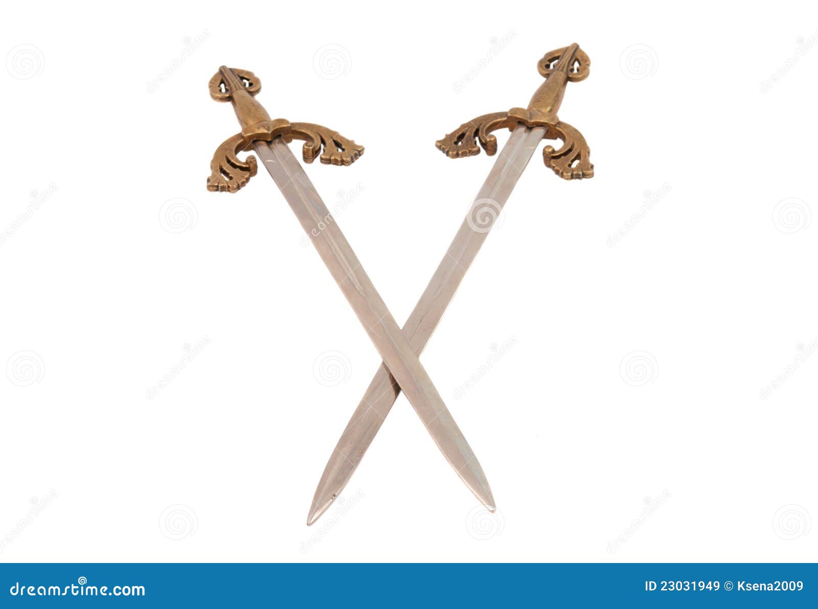 Swords isolated stock image. Image of metal, isolated - 23031949