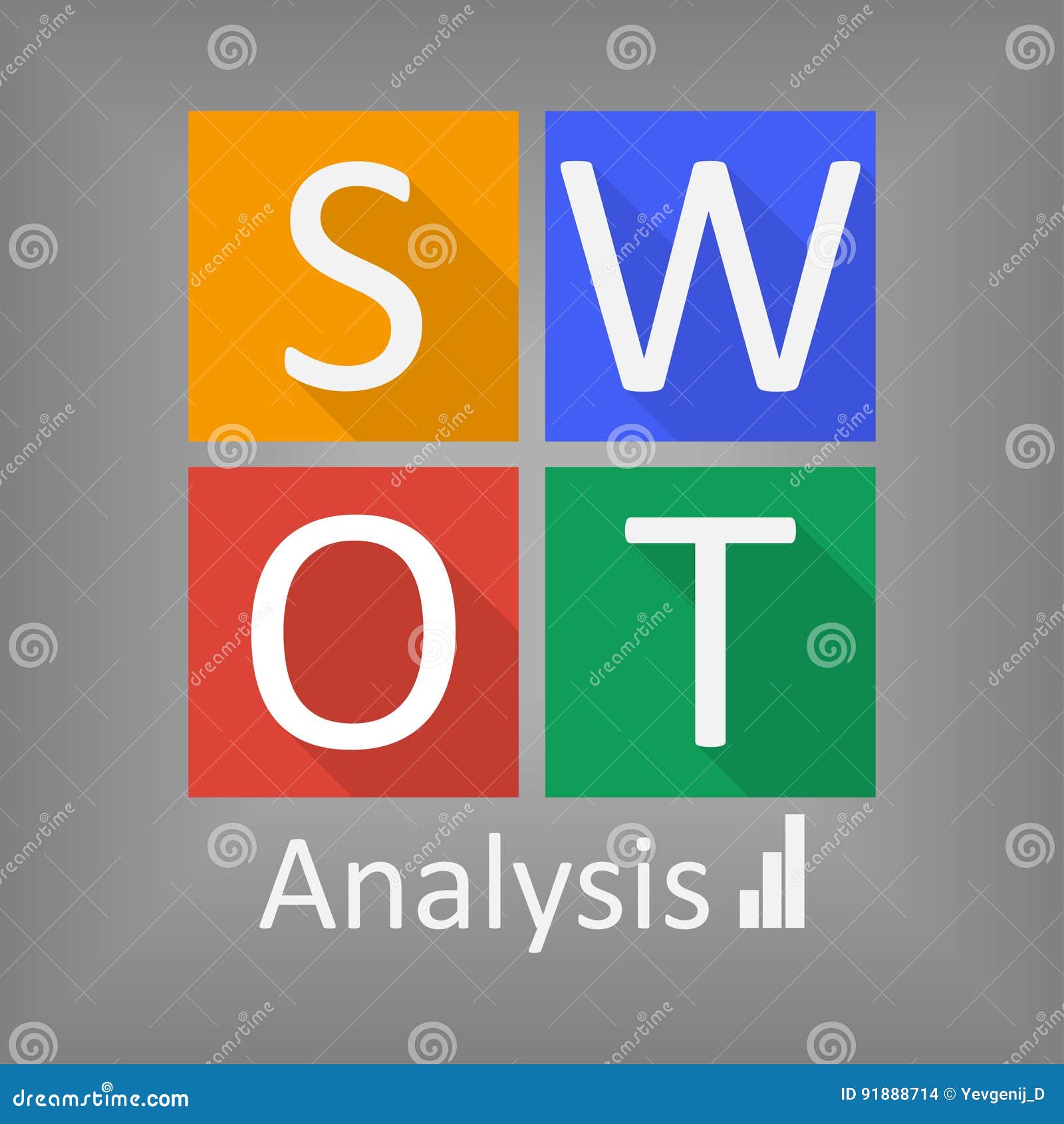 SWOT Analysis Business Strategy Management Icon Vector Illustration ...