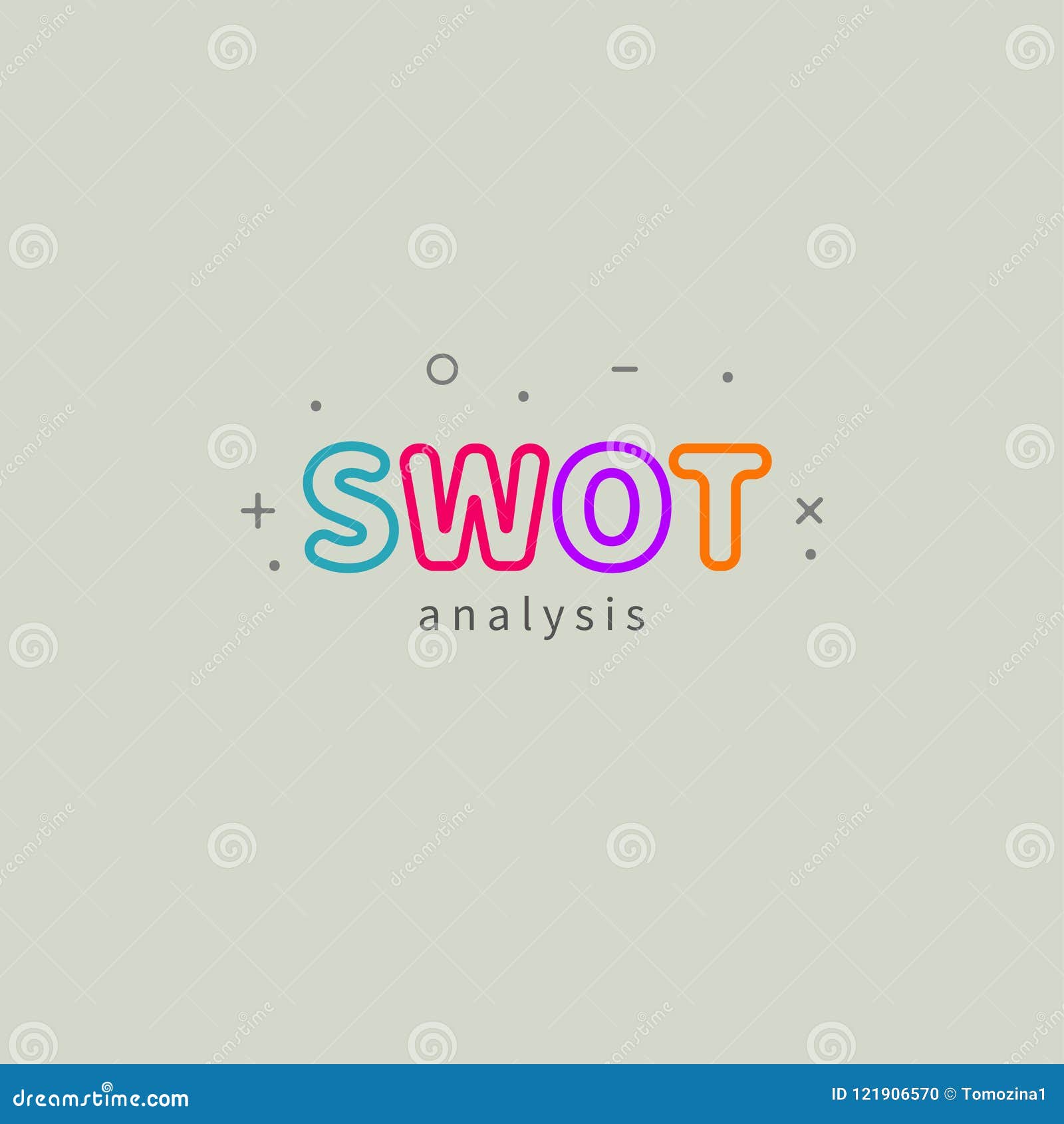 Swot Analysis, Color Word Swot Stock Vector - Illustration of design ...