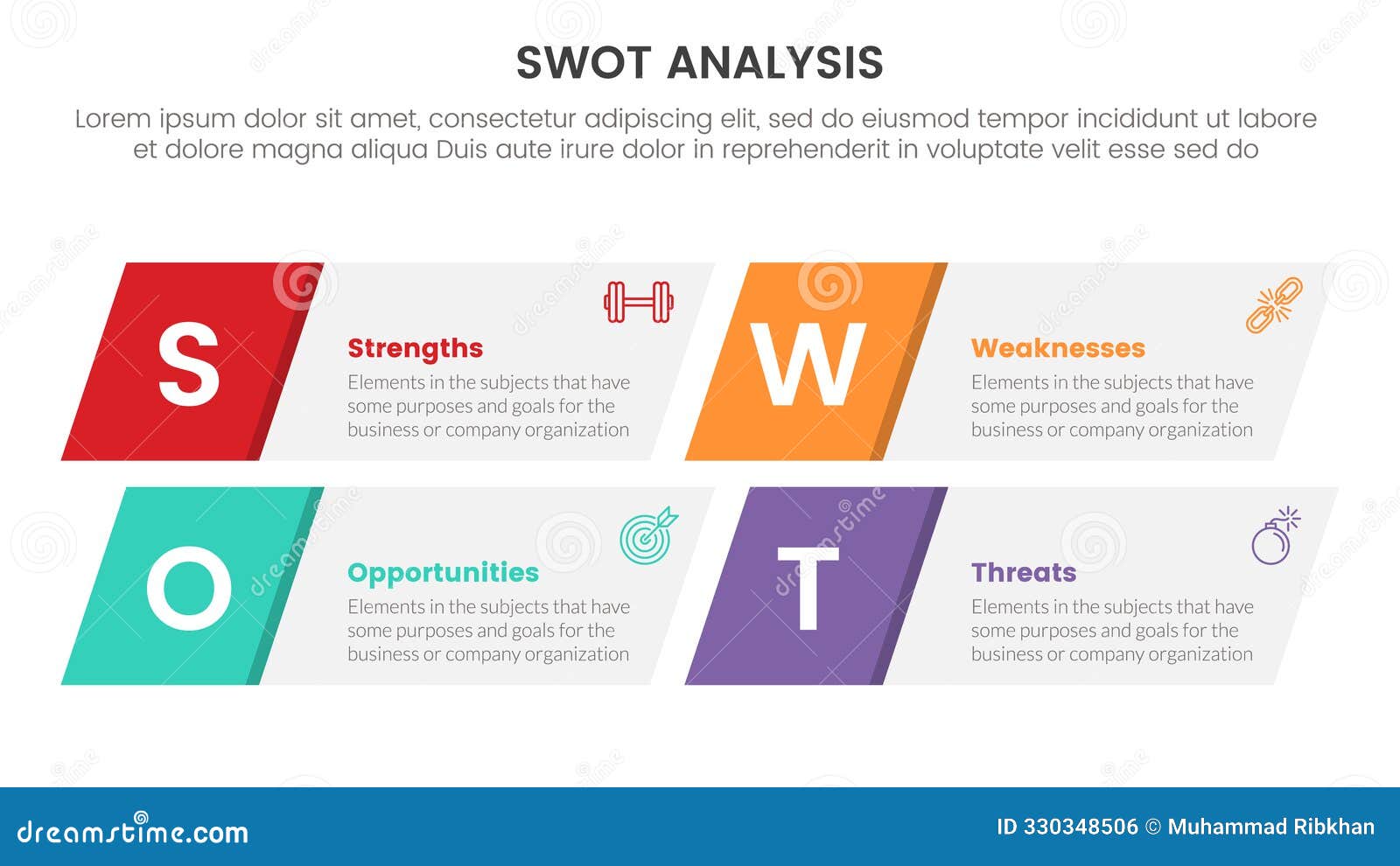 Swot Banner. Swot Speech Bubble Label Set. Vector Illustration ...