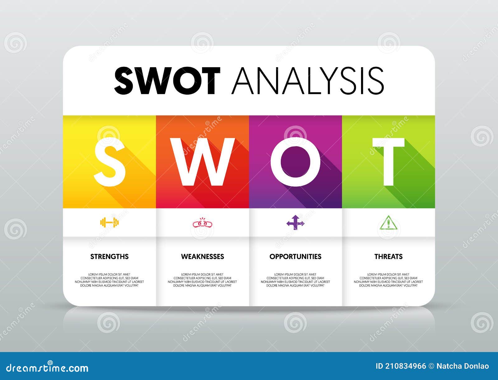 SWOT Analysis Infographic Template Design Data Visualization for ...
