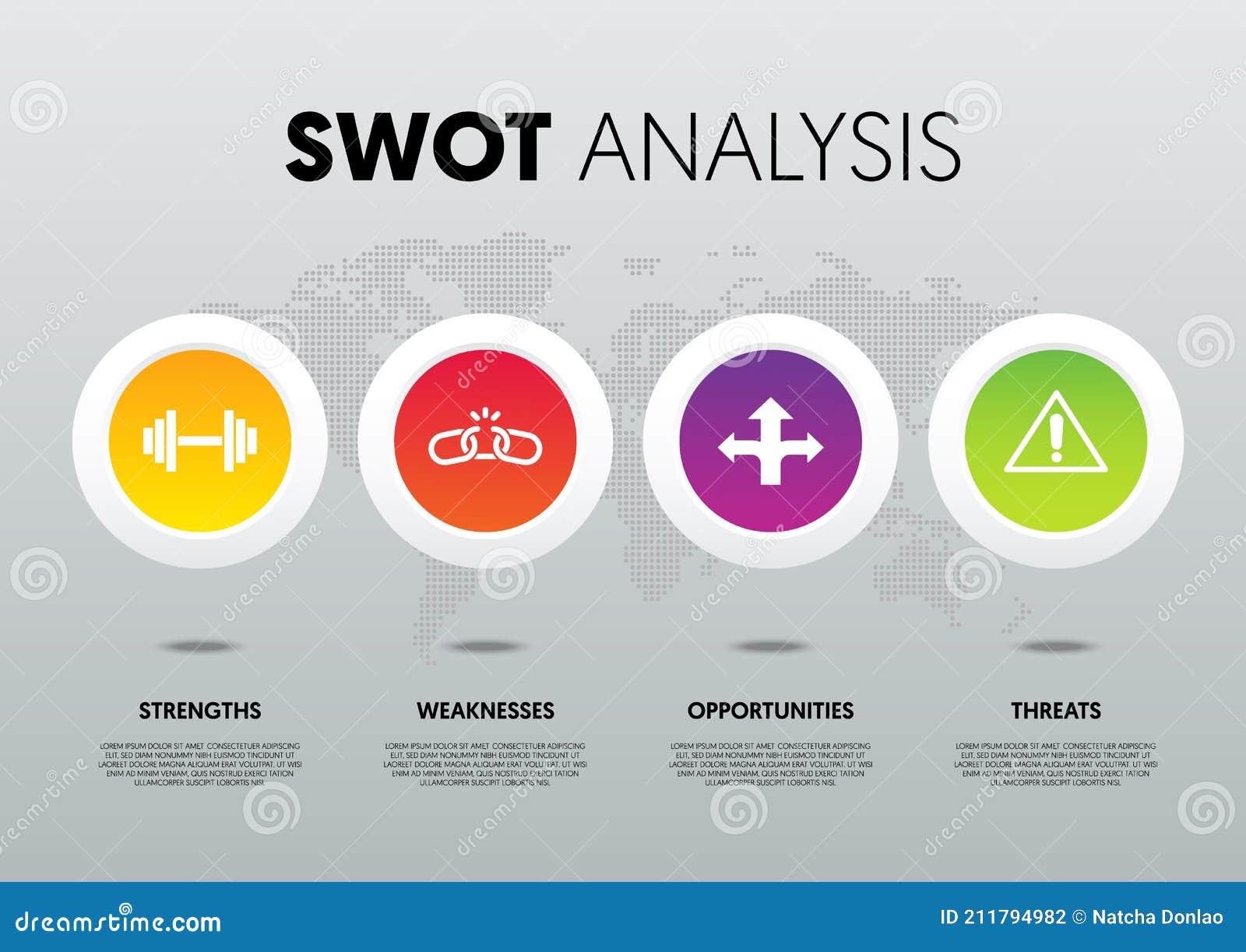 SWOT Analysis Infographic Template Design Data Visualization for ...