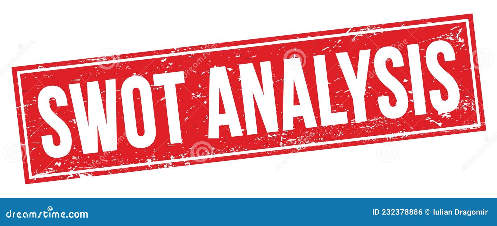 SWOT ANALYSIS Text on Red Grungy Rectangle Stamp Stock Photo - Image of ...