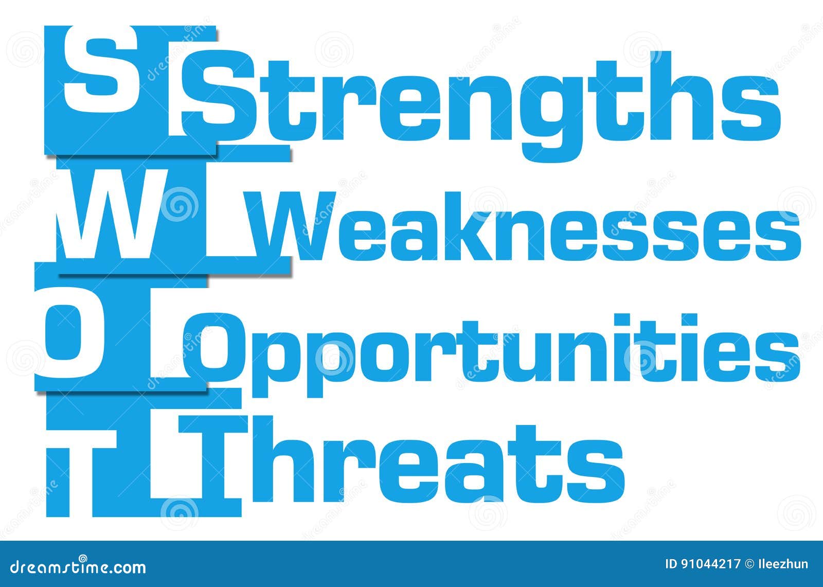 SWOT Blue Stripes Rounded Squares Stock Image | CartoonDealer.com #90615745