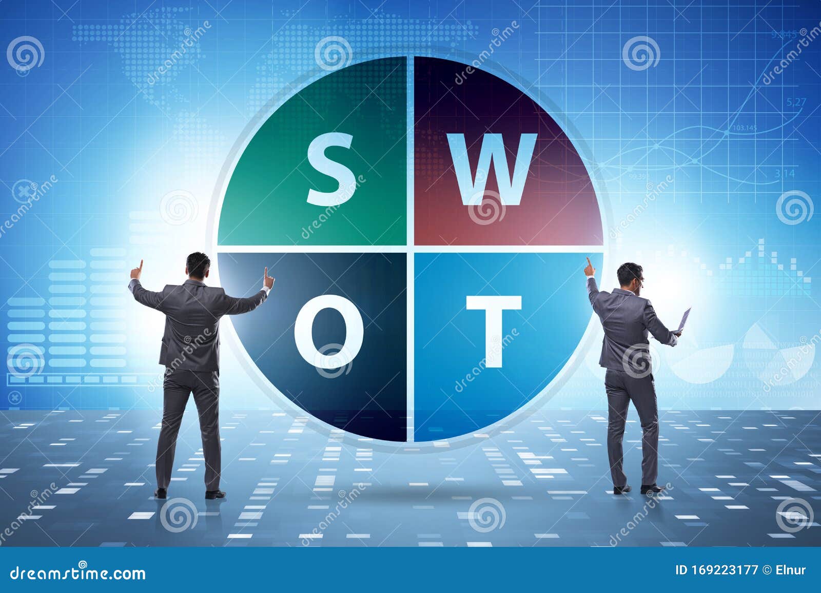 SWOT Technique Concept for Business Stock Image - Image of model ...