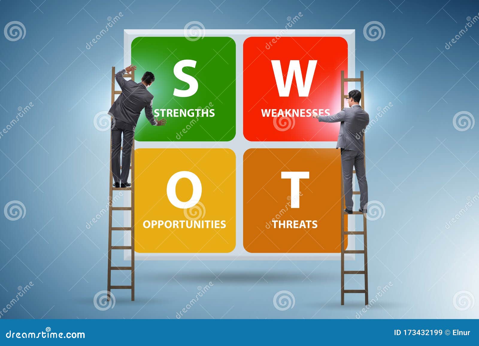 SWOT Technique Concept for Business Stock Image - Image of organisation ...