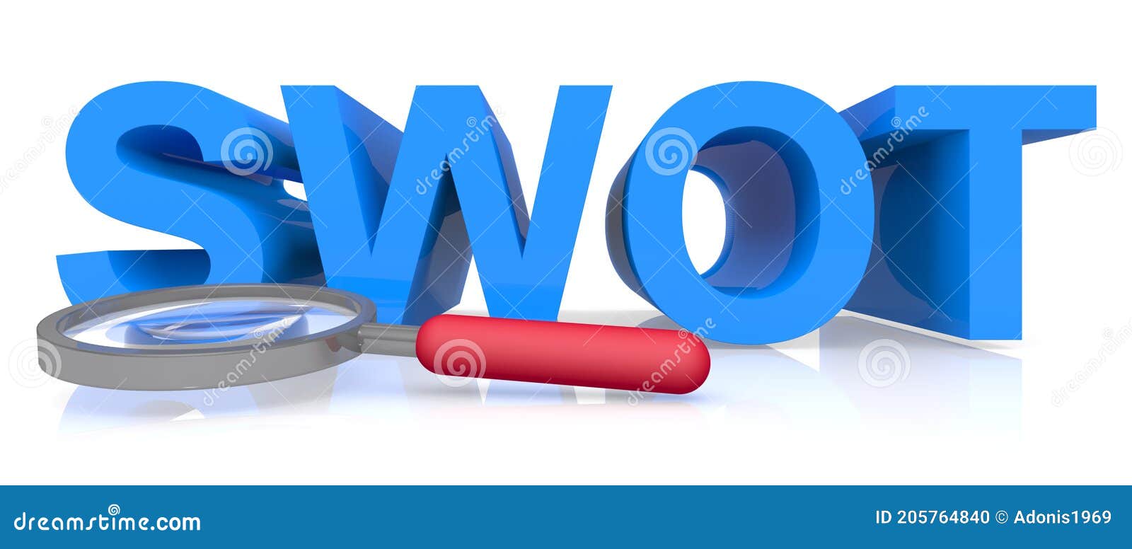 Swot on white stock illustration. Illustration of graphic - 205764840