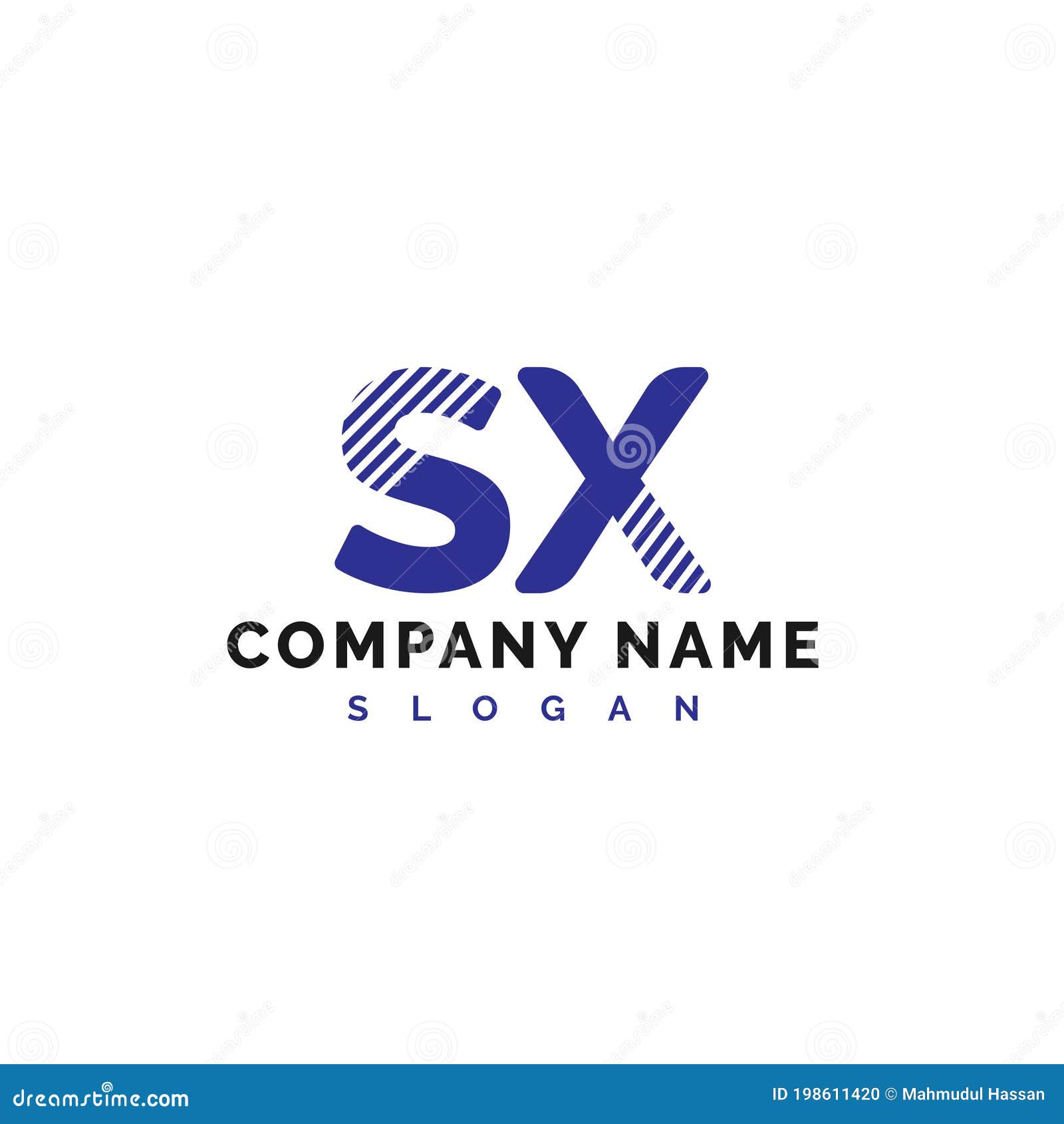 SX Letter Logo Design. SX Letter Logo Vector Illustration - Vector ...