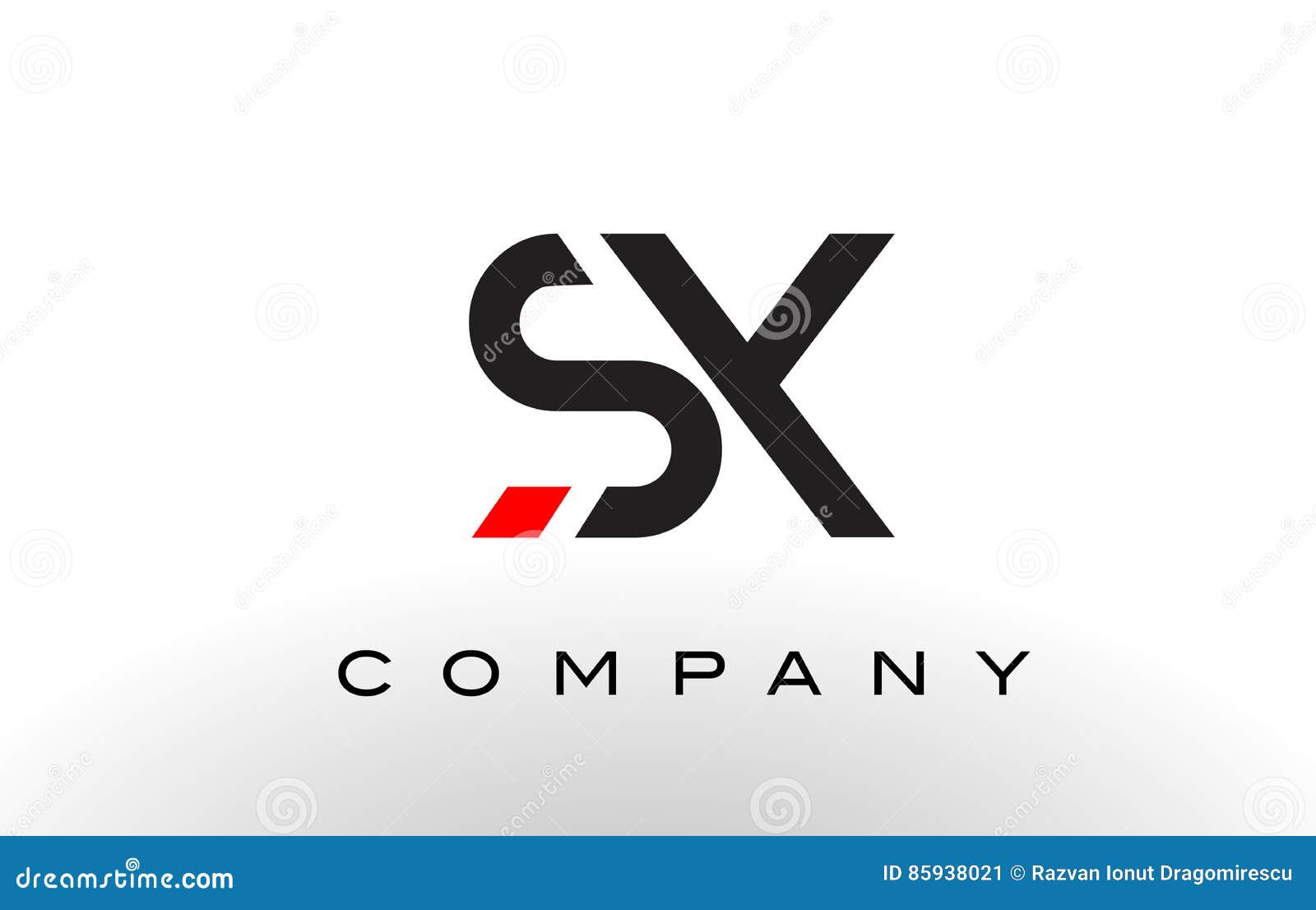 SX Logo. Letter Design Vector. Stock Vector - Illustration of letters ...