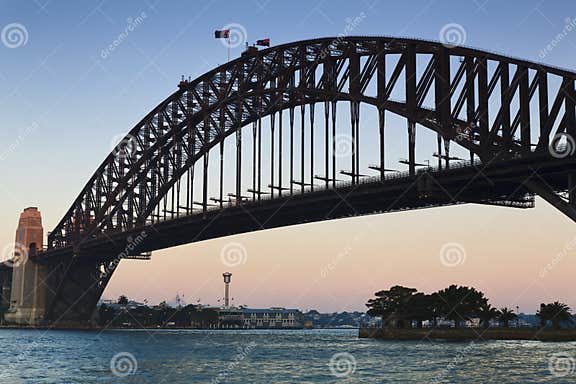 Sy Bridge Sunrise stock photo. Image of horizon, transportation - 23437874