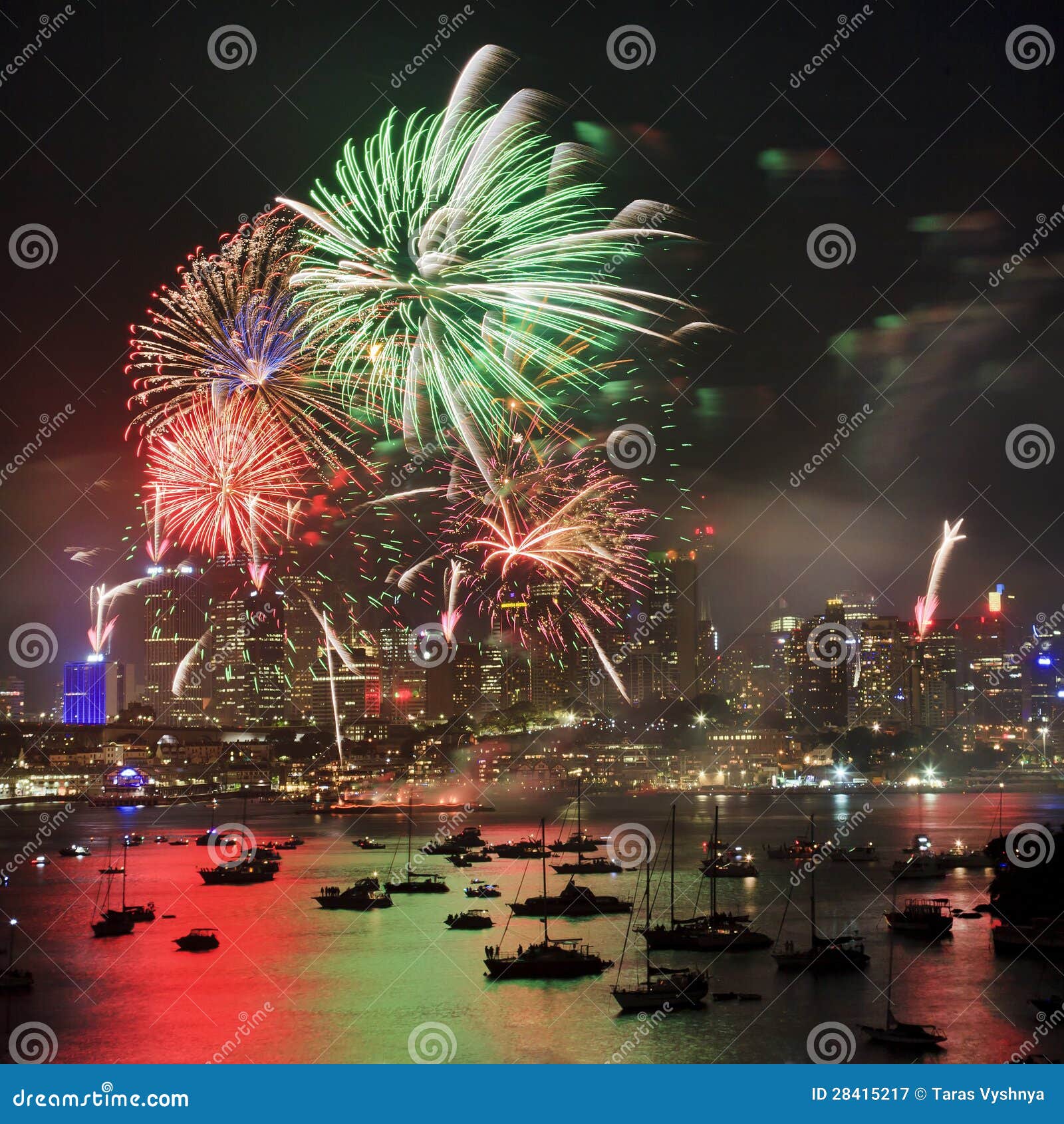 Sy Firework 2013 End Square Stock Image - Image of high, flash: 28415217