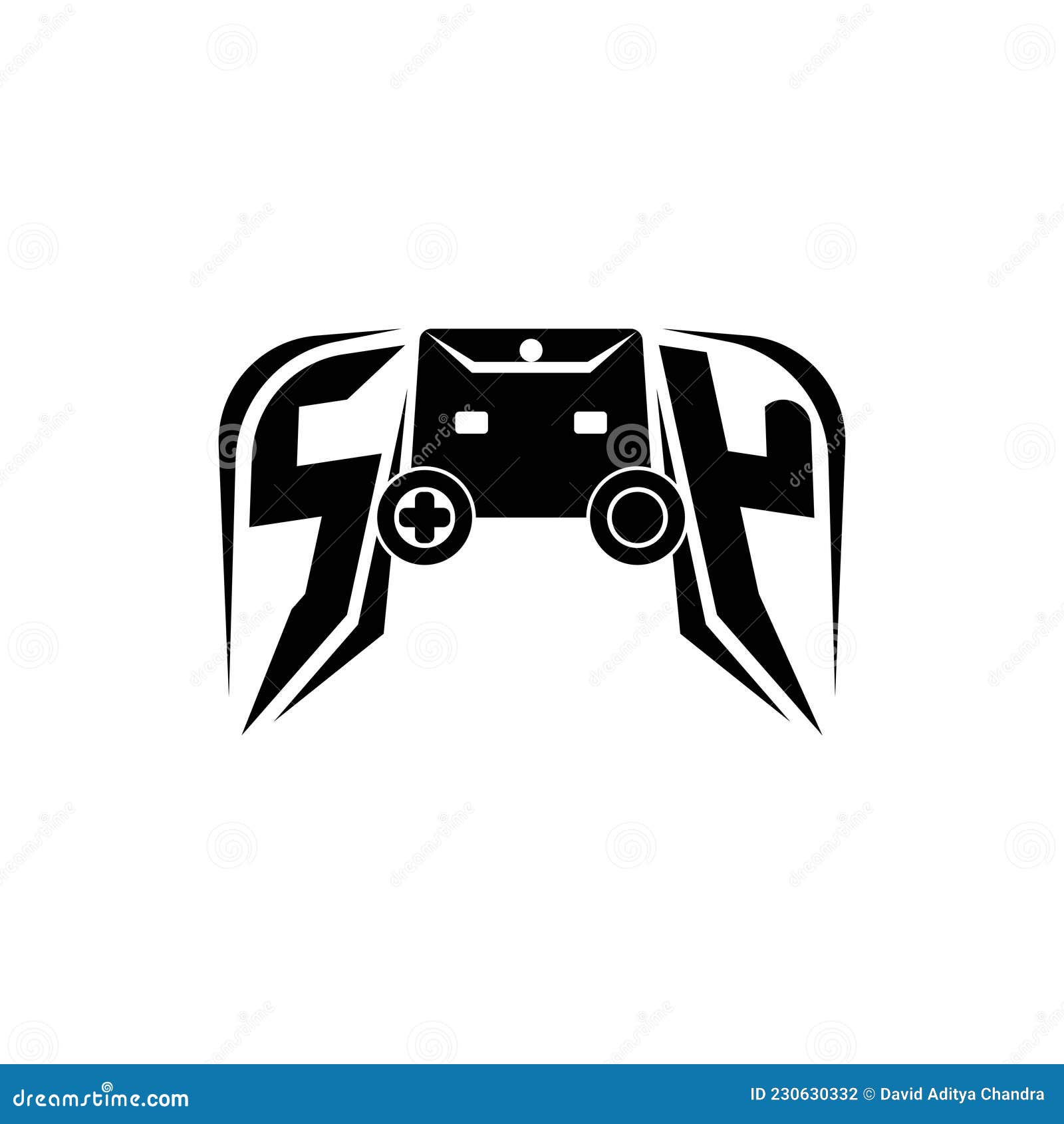SY Monogram ESports Console Stock Vector - Illustration of modern ...