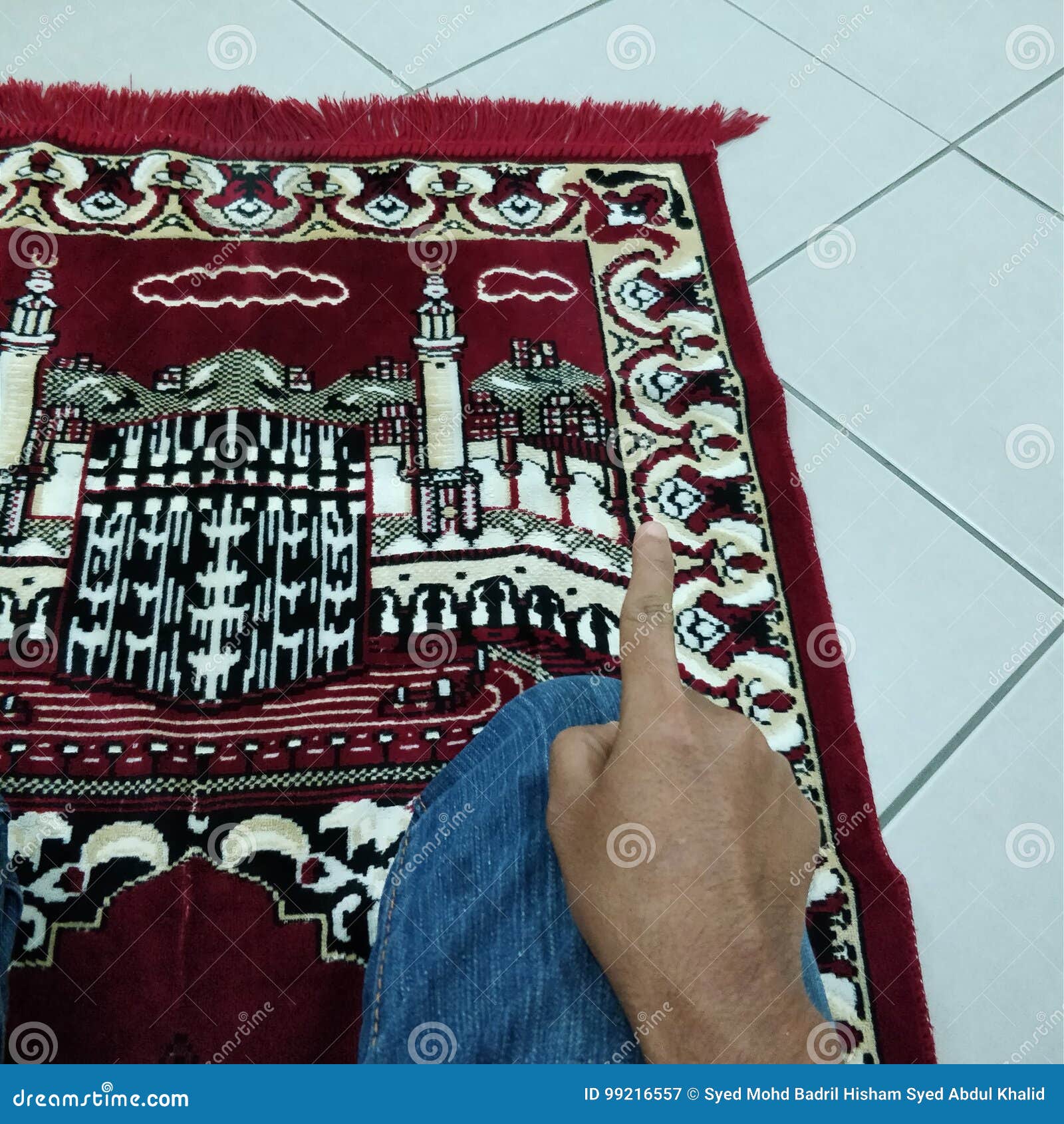 Syahadah praying stock image. Image of solat, arabsaudi - 99216557