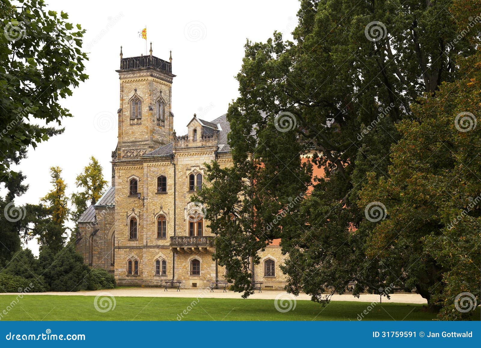 Sychrov chateau stock image. Image of castle, place, stone - 31759591
