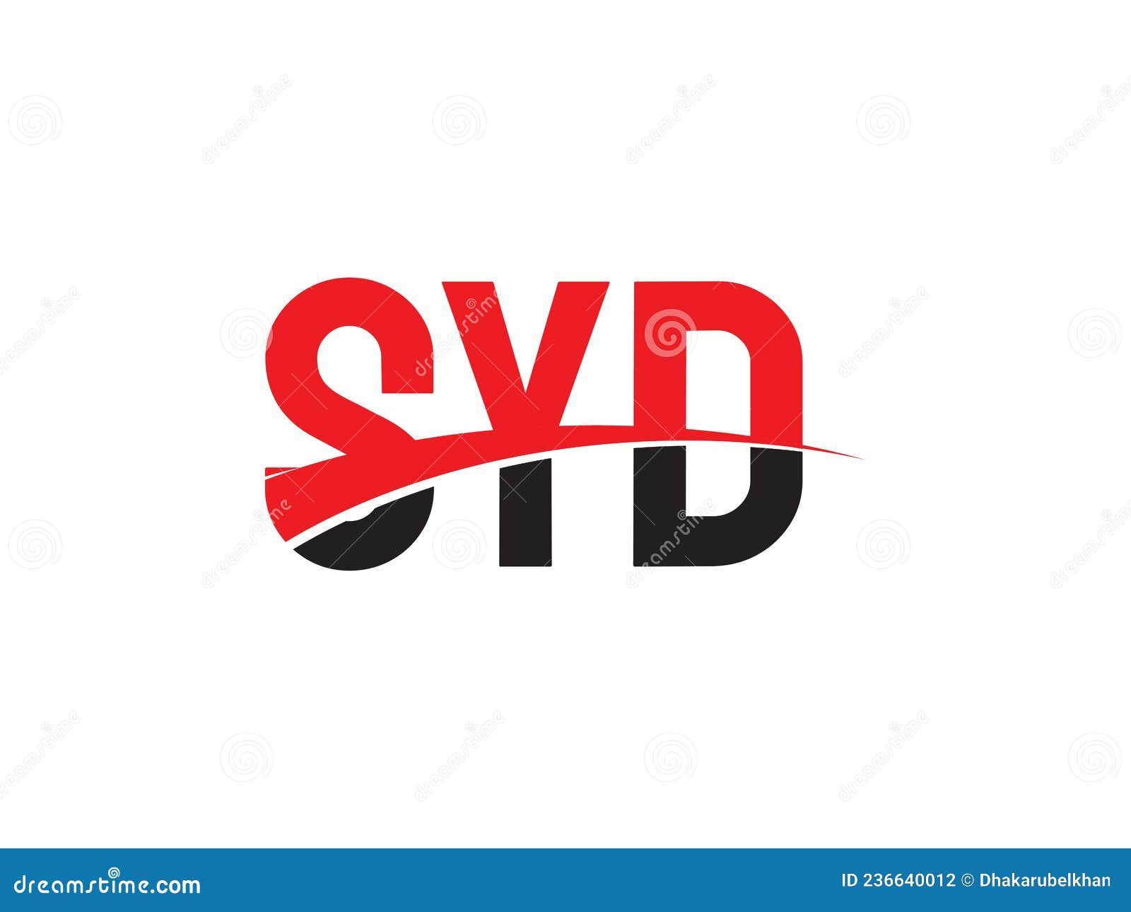 SYD Letter Initial Logo Design Vector Illustration Stock Vector ...