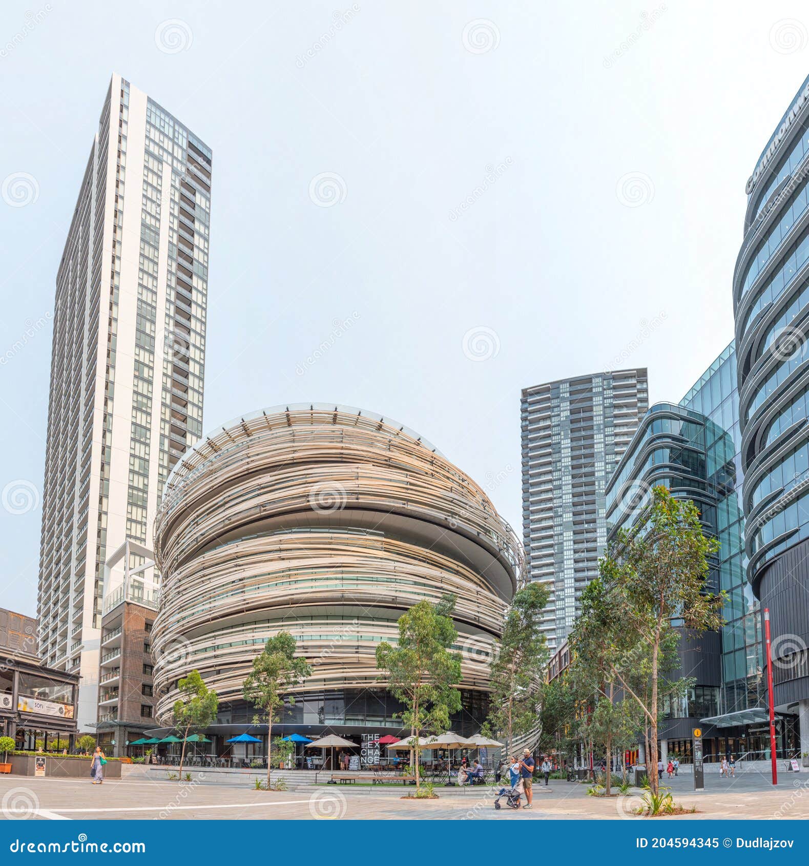 SYDNEY, AUSTRALIA, DECEMBER 30, 2019: Darling Square Library in Sydney ...