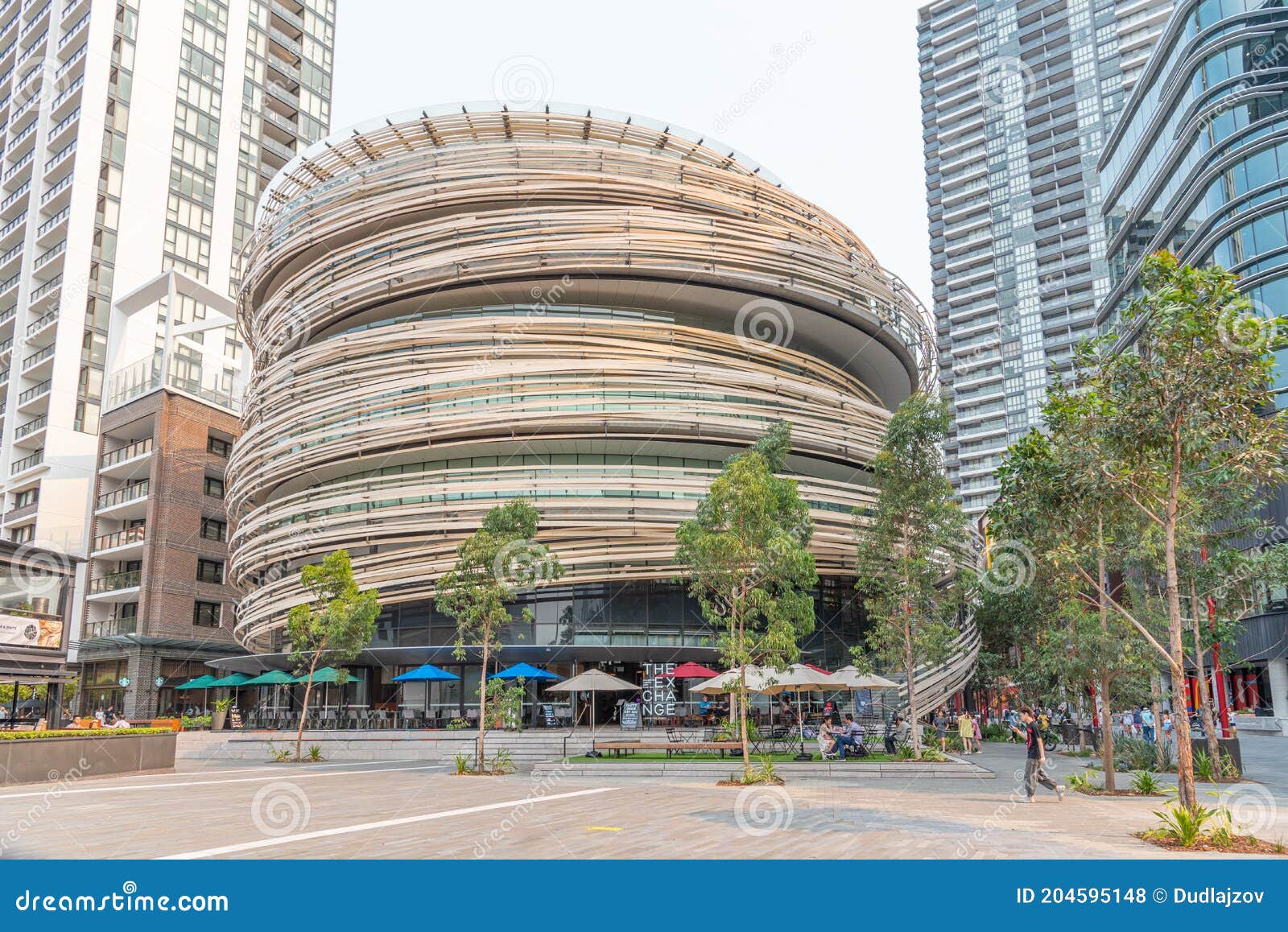 SYDNEY, AUSTRALIA, DECEMBER 30, 2019: Darling Square Library in Sydney ...