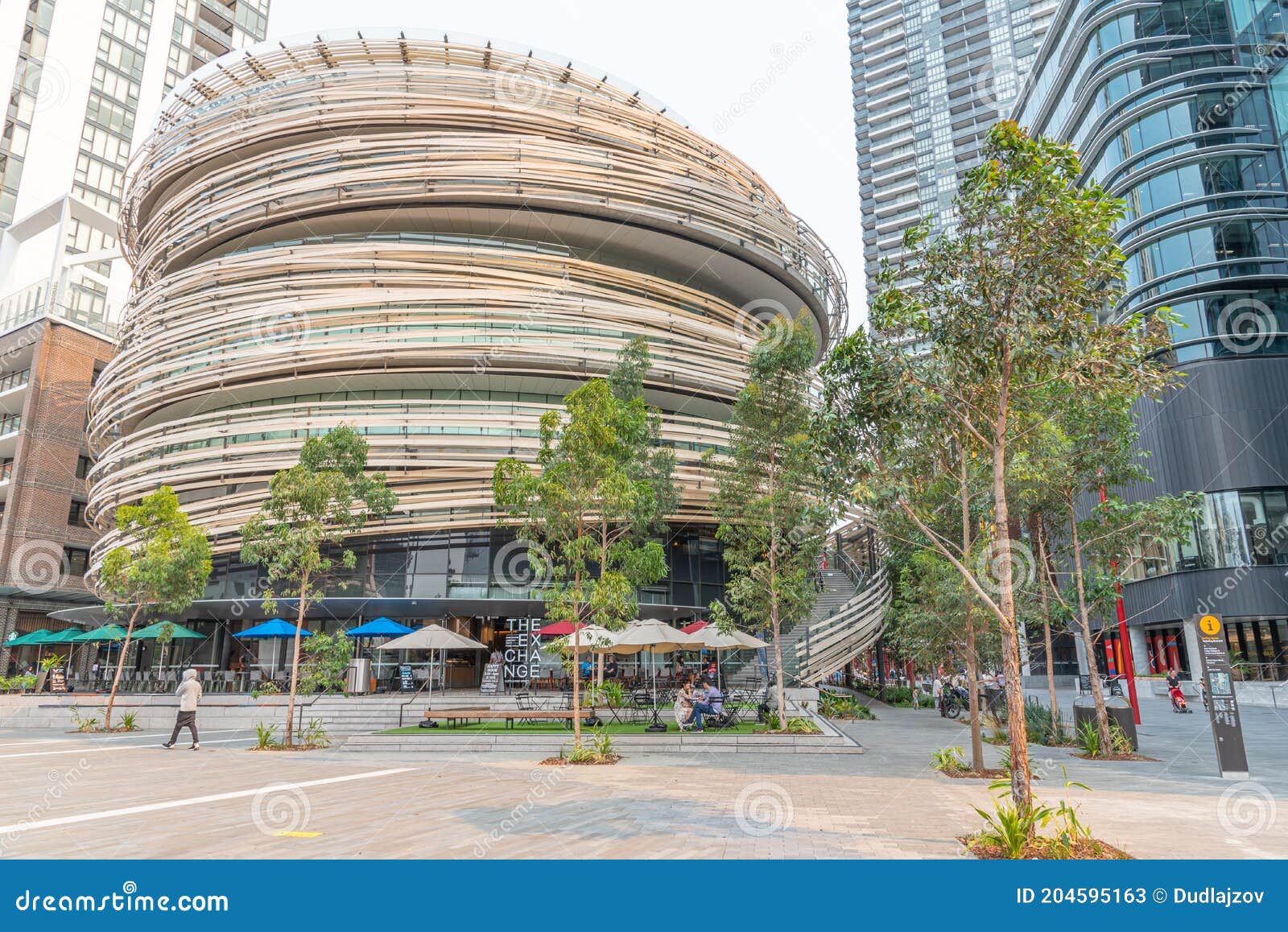 SYDNEY, AUSTRALIA, DECEMBER 30, 2019: Darling Square Library in Sydney ...