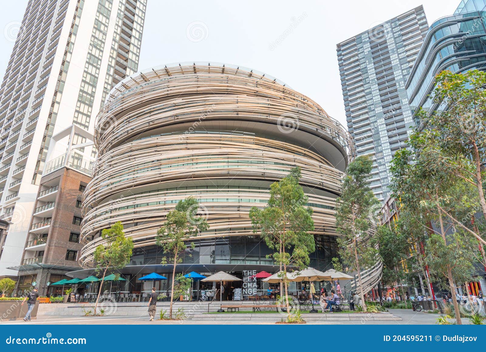 SYDNEY, AUSTRALIA, DECEMBER 30, 2019: Darling Square Library in Sydney ...