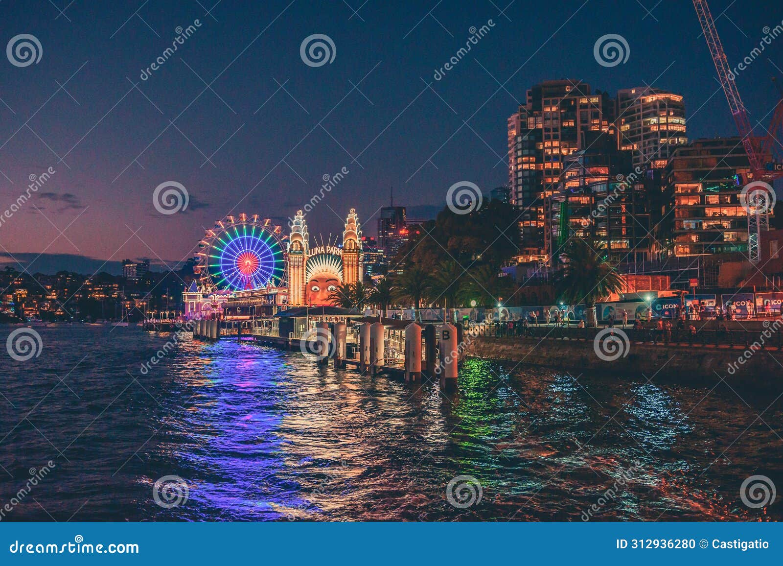 Sydney Australia 04 March 2023 Luna Park Sydney Face And Towers