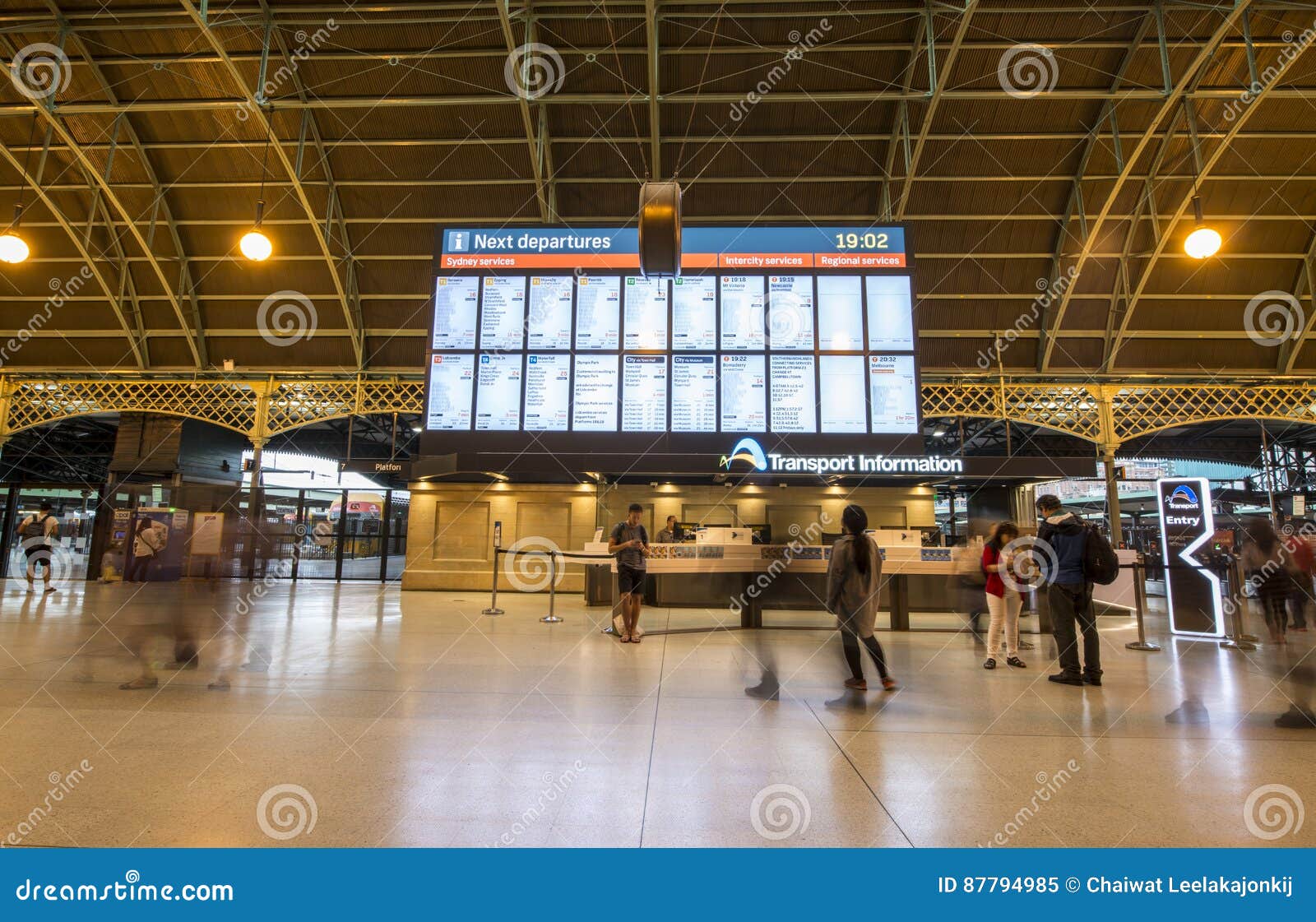 Sydney central station editorial image. Image of january - 87794985