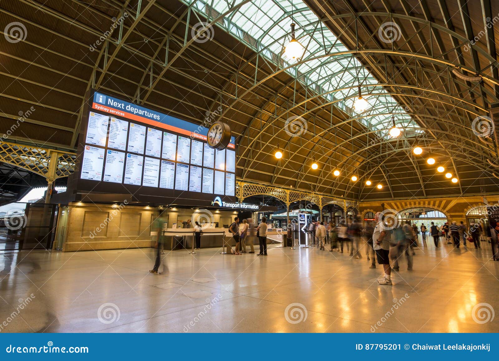 Sydney central station editorial photo. Image of move - 87795201