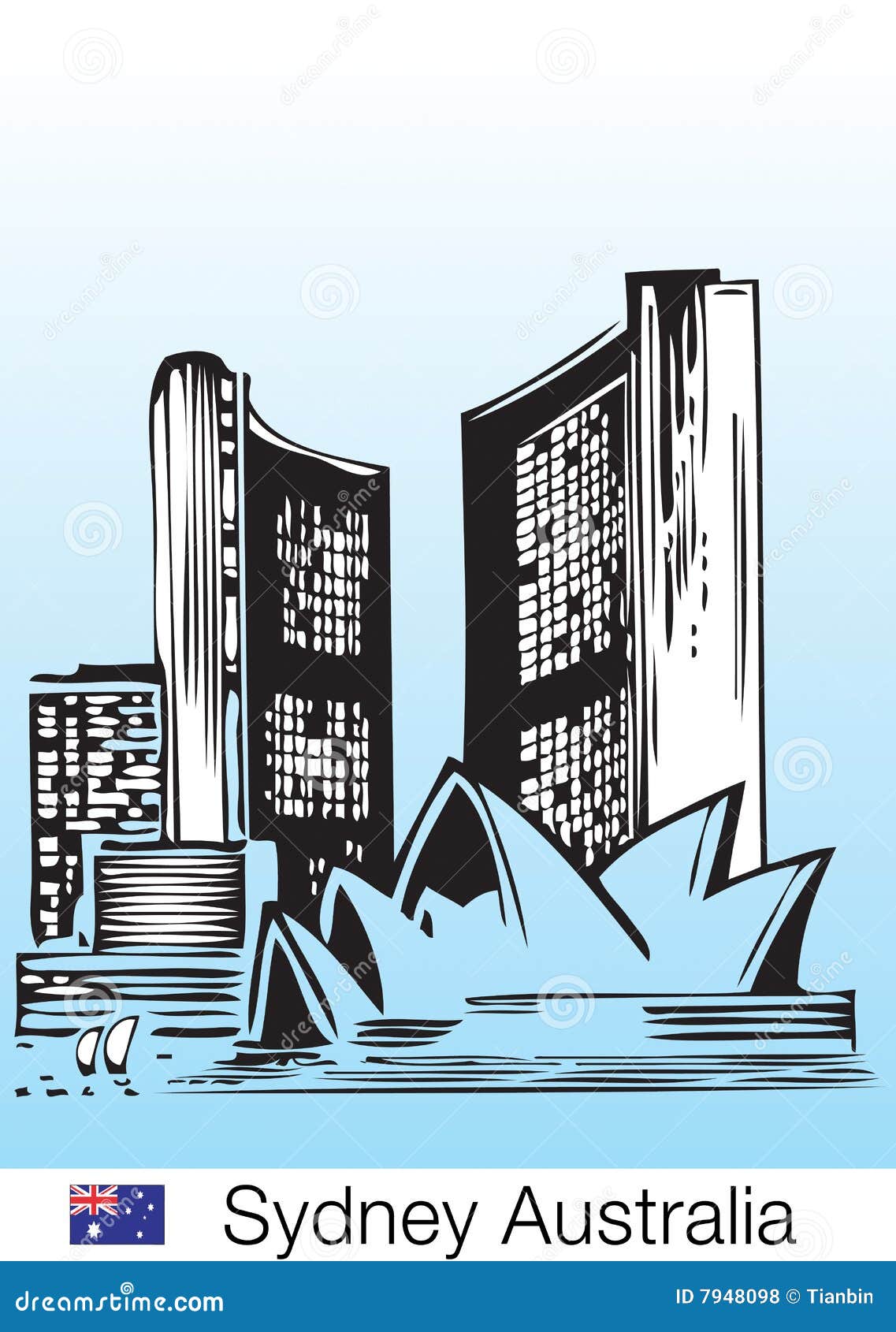 Sydney Cartoon Vector | CartoonDealer.com #36439263