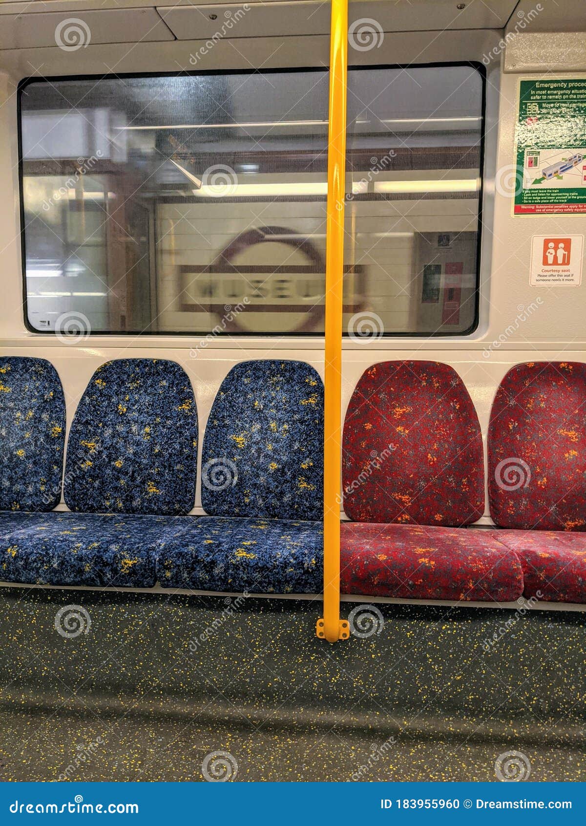 Empty Train Platforms And A Parked Locomotive Editorial Photo ...