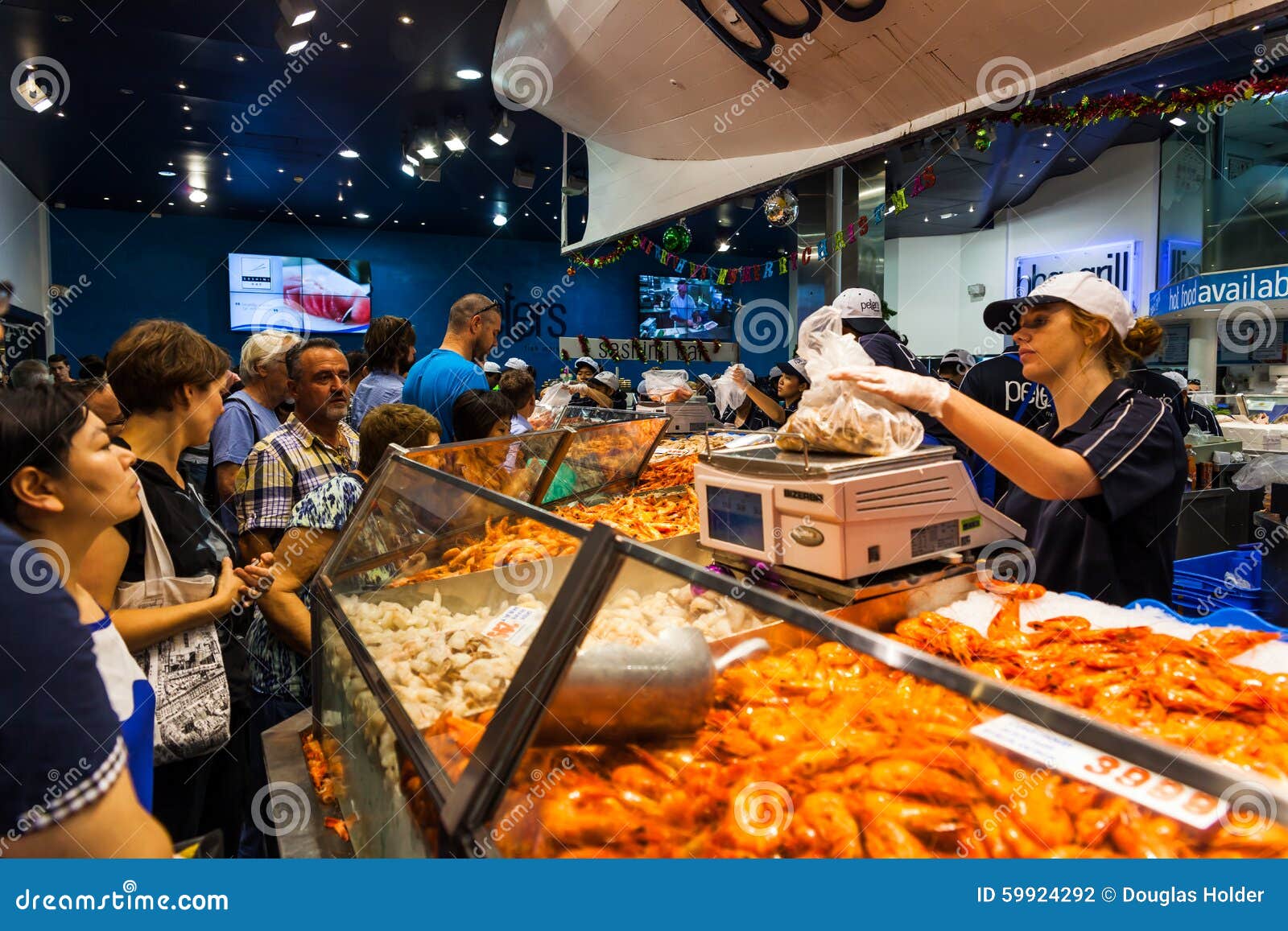 Sydney Fish Market fotografia editorial. Imagem de povos - 59924292