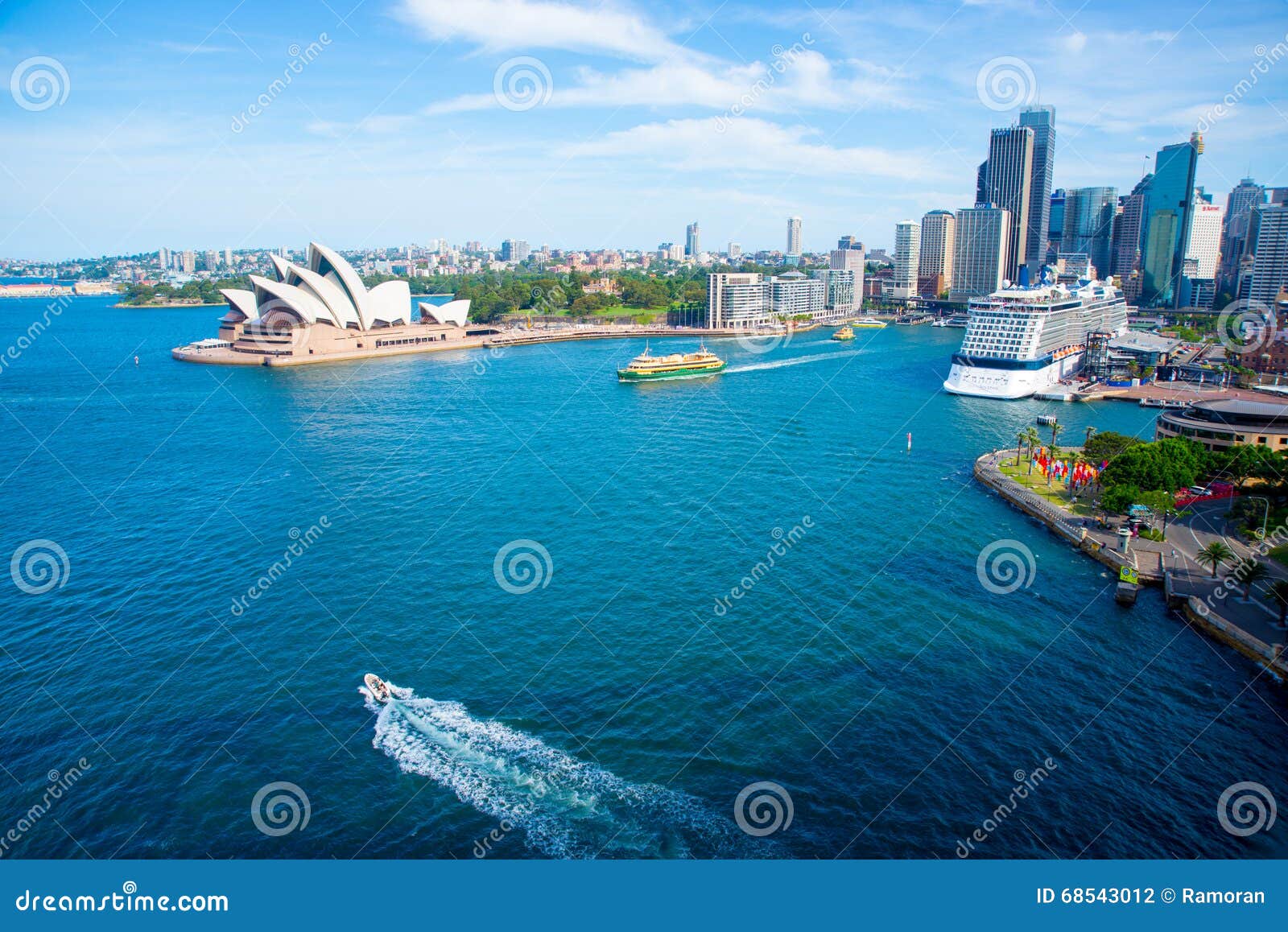 Sydney Harbor View redactionele fotografie. Image of kade - 68543012