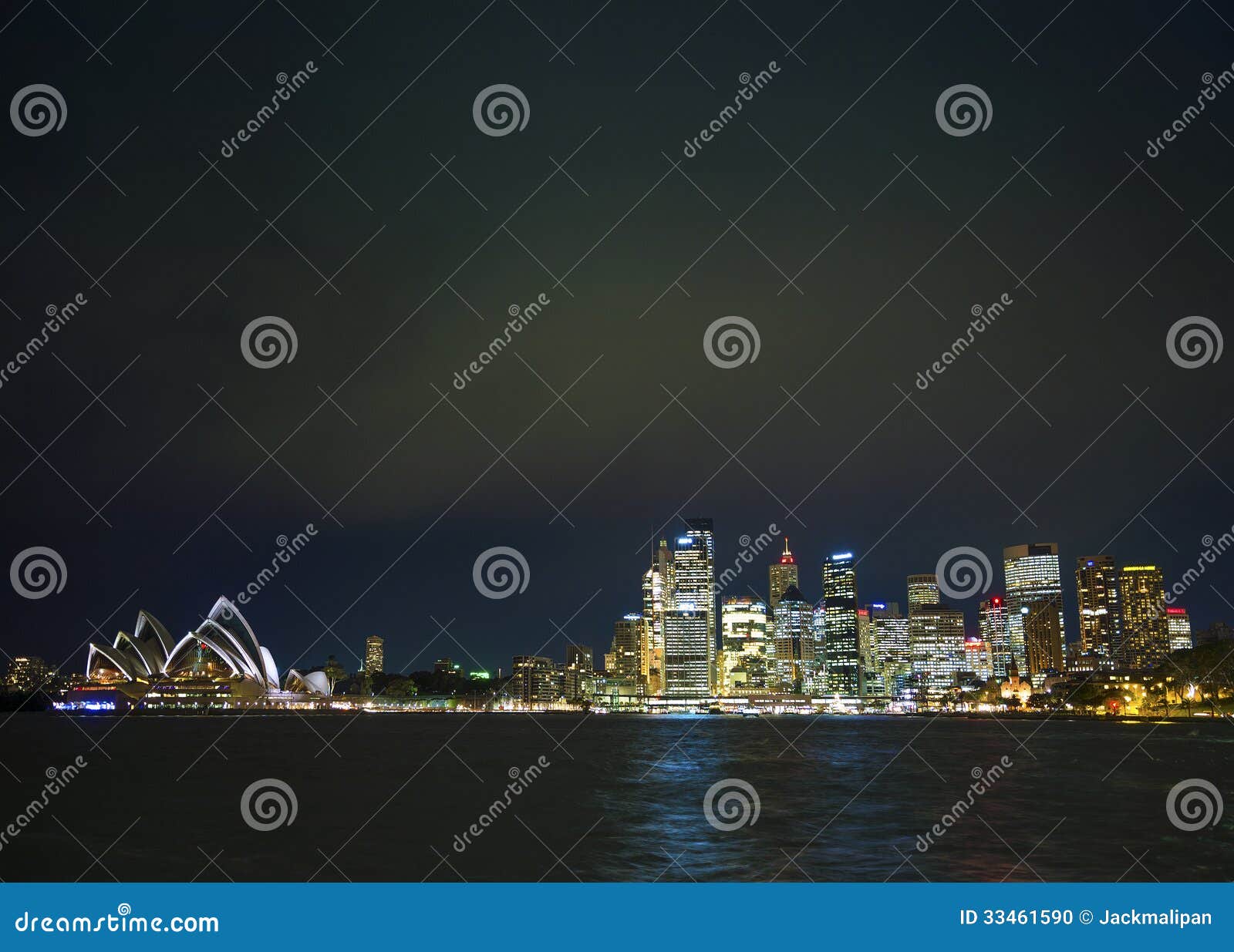 Sydney Harbour in Australia at Night Editorial Image - Image of ...