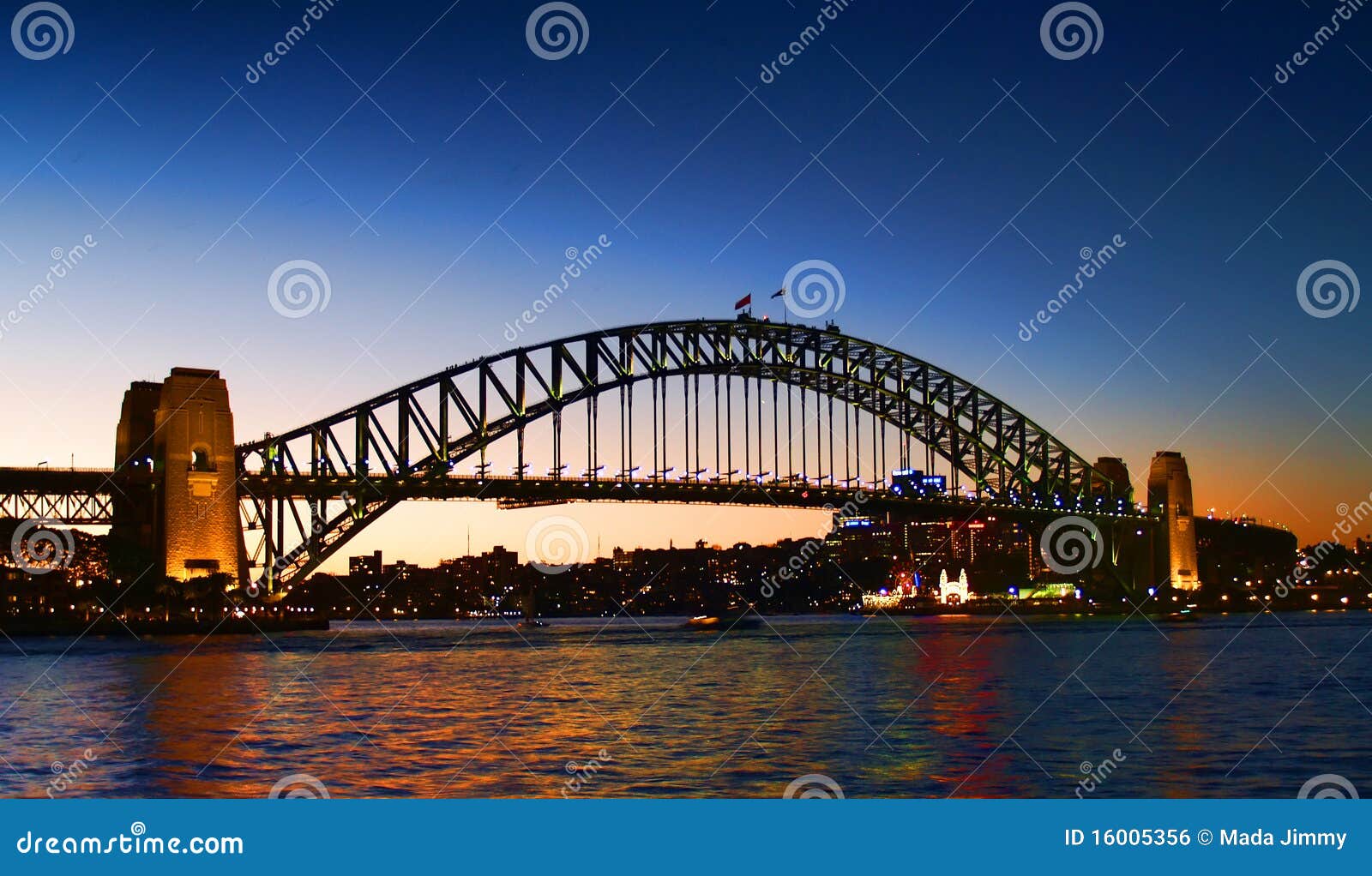 Sydney Harbour Bridge editorial photo. Image of scene - 16005356