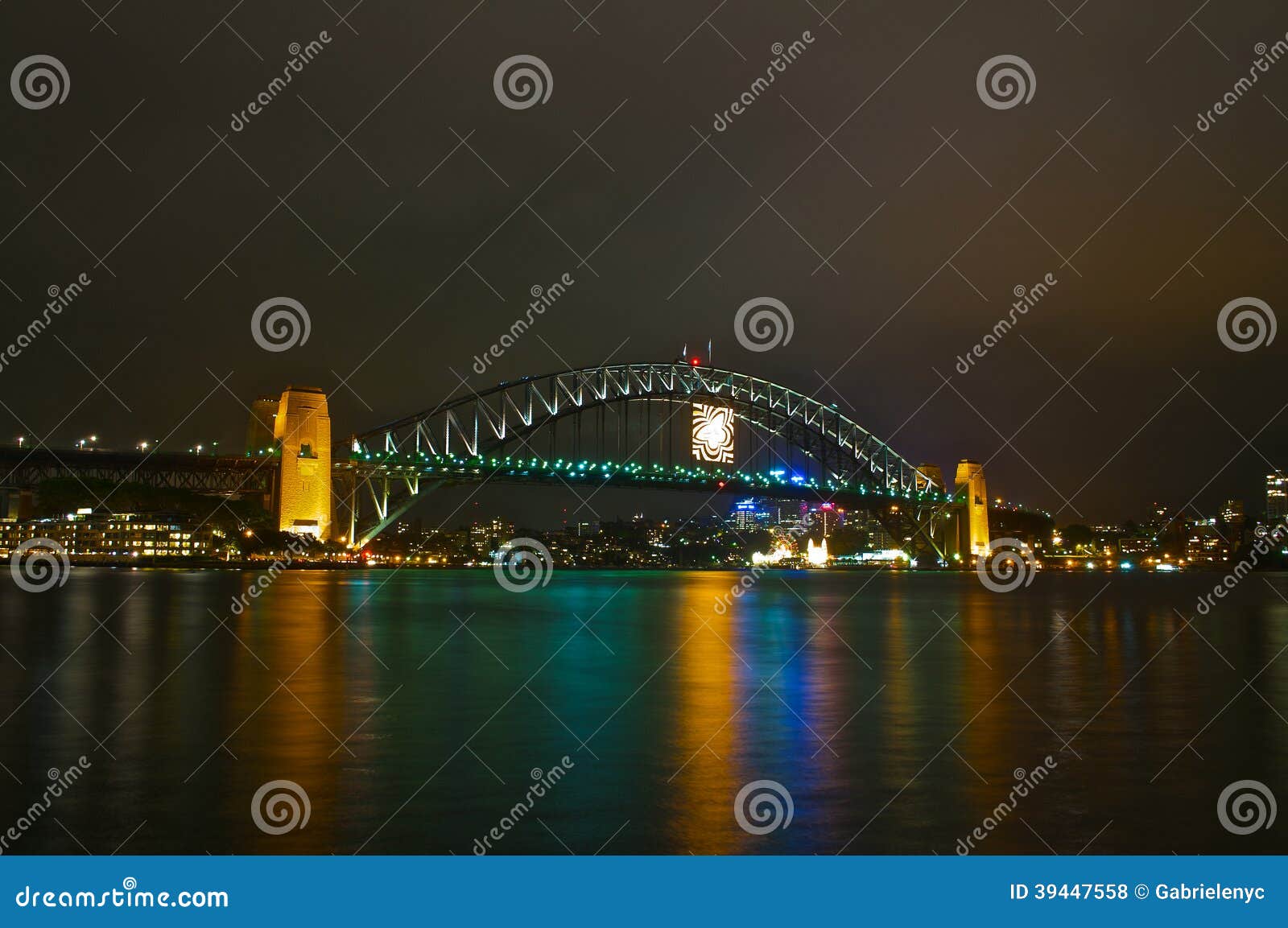 Sydney Harbour Bridge stock photo. Image of sydney, reflection - 39447558