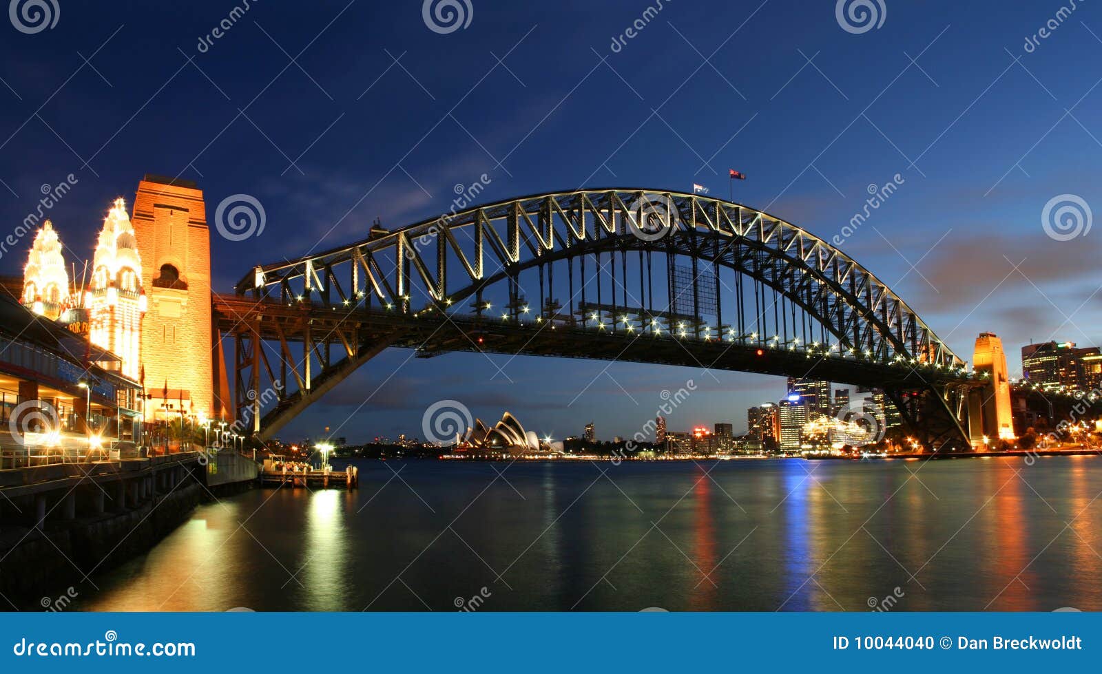 Sydney Harbour Bridge and Opera House Editorial Image - Image of bridge ...