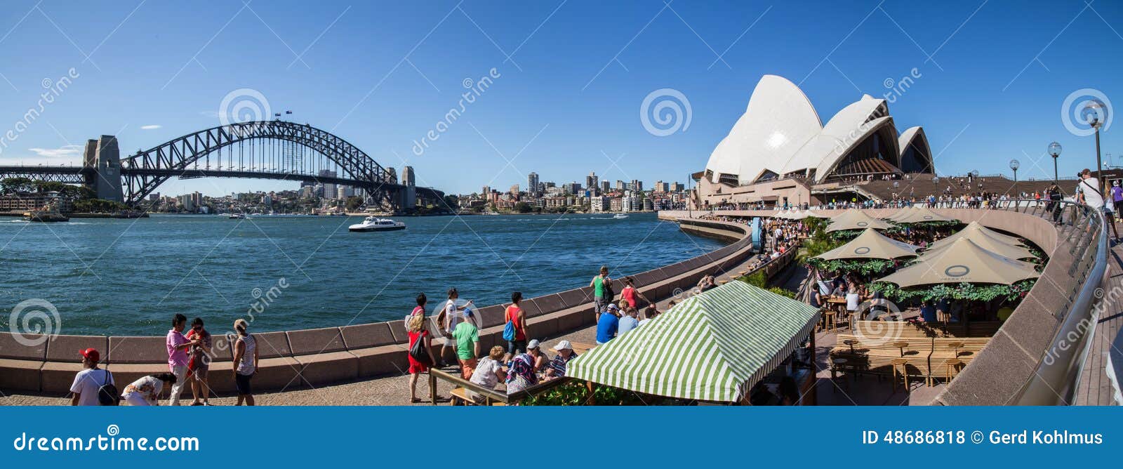 Sydney Harbour Bridge and Opera House Editorial Stock Photo - Image of ...