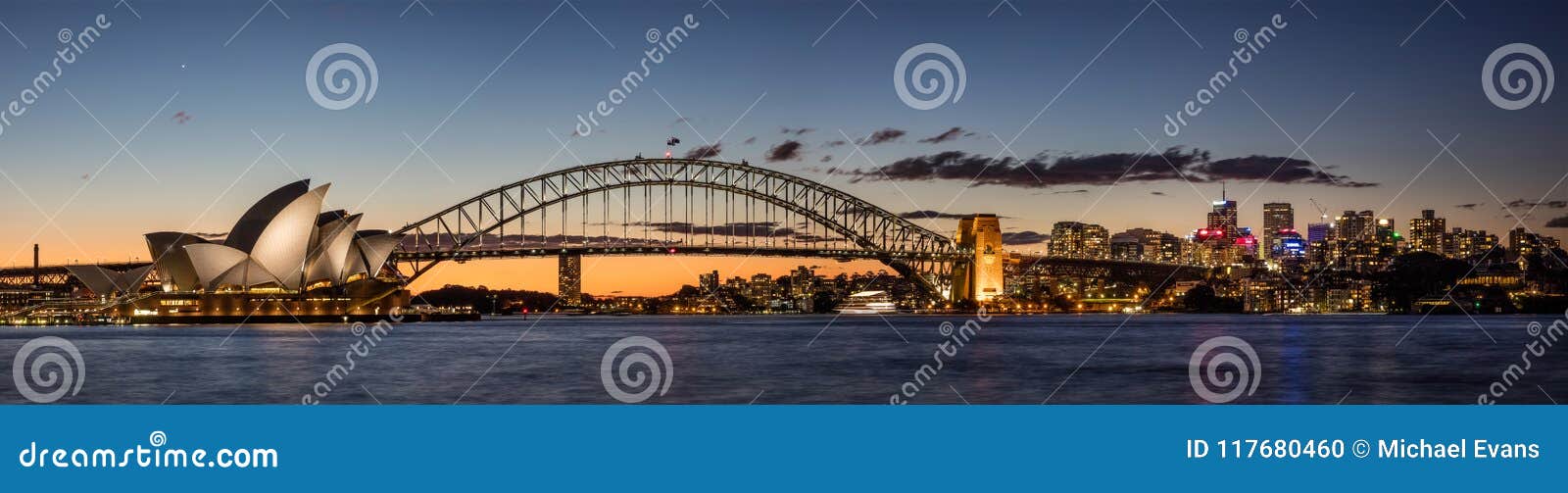 Sydney Harbour at Dusk, Sydney NSW, Australia Editorial Image - Image ...