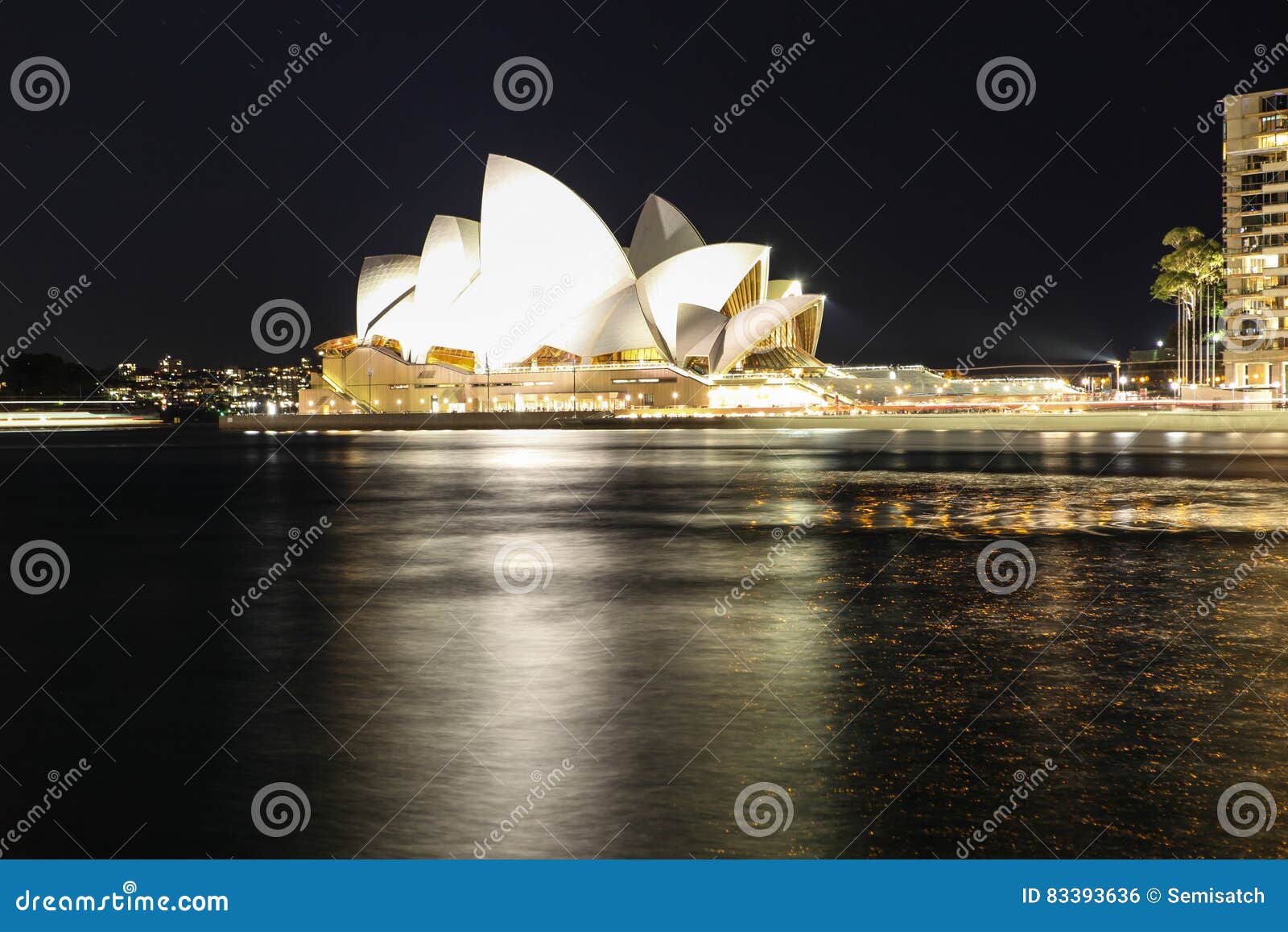 Sydney Harbour with Opera House and Bridge Editorial Photo - Image of ...