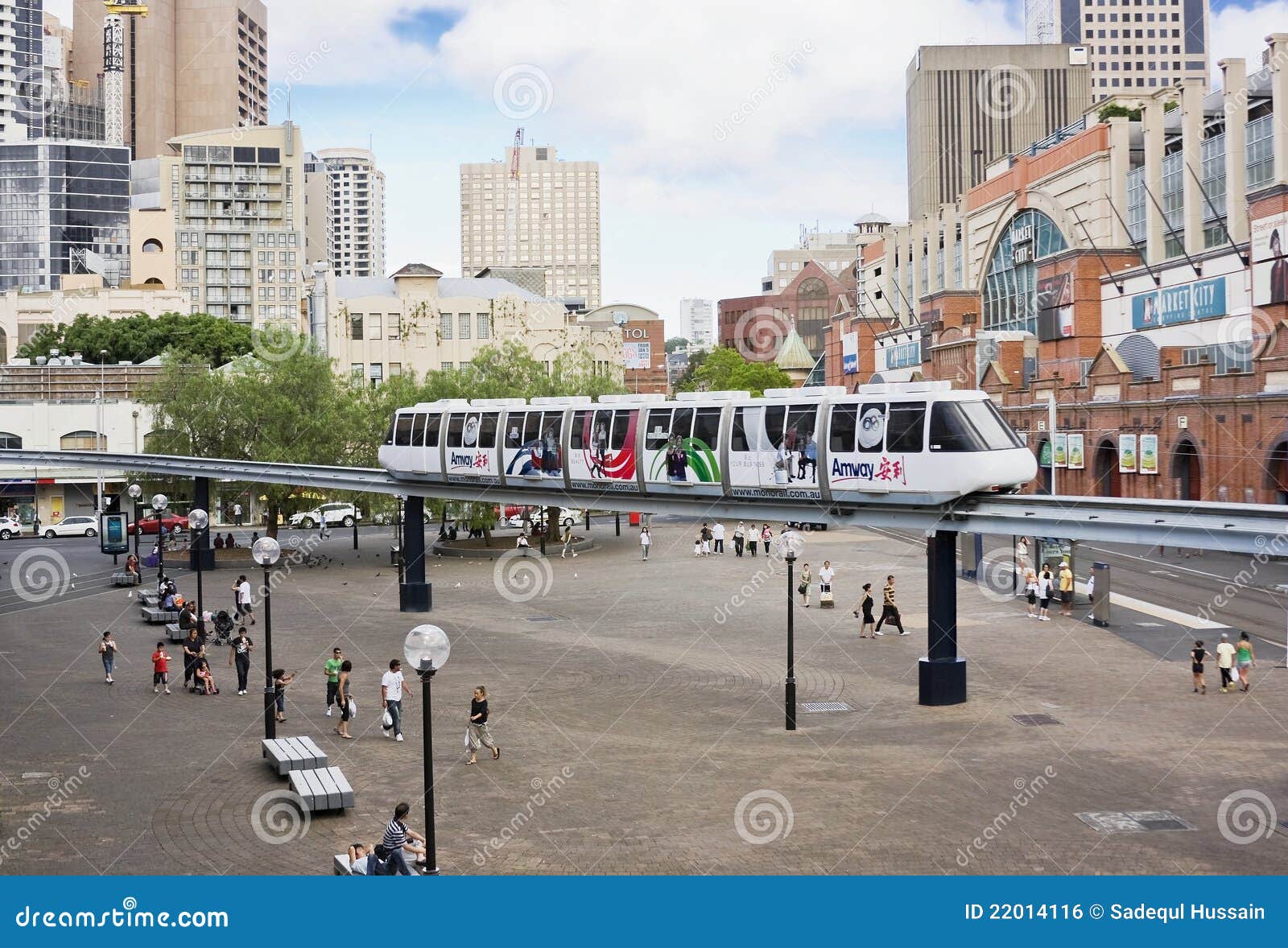 Sydney Monorail editorial photo. Image of harbour, ride - 22014116