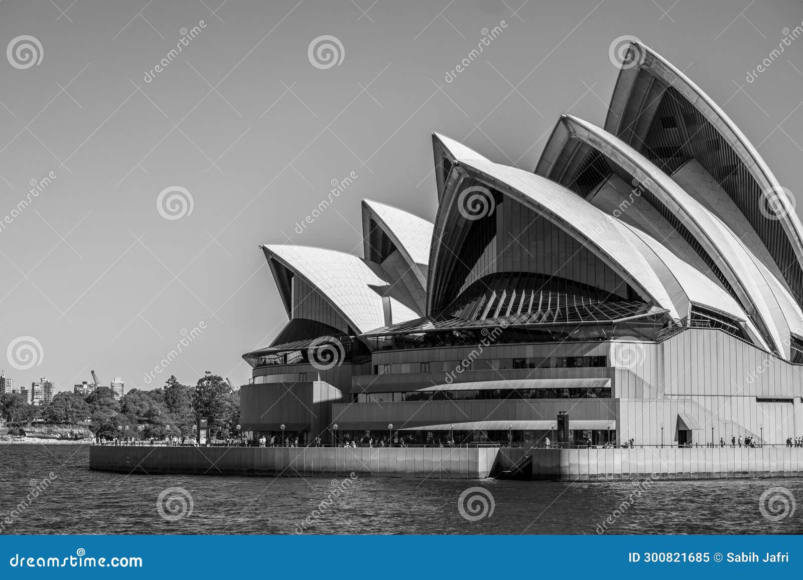 Sydney Opera House in Black and White Editorial Image - Image of ...