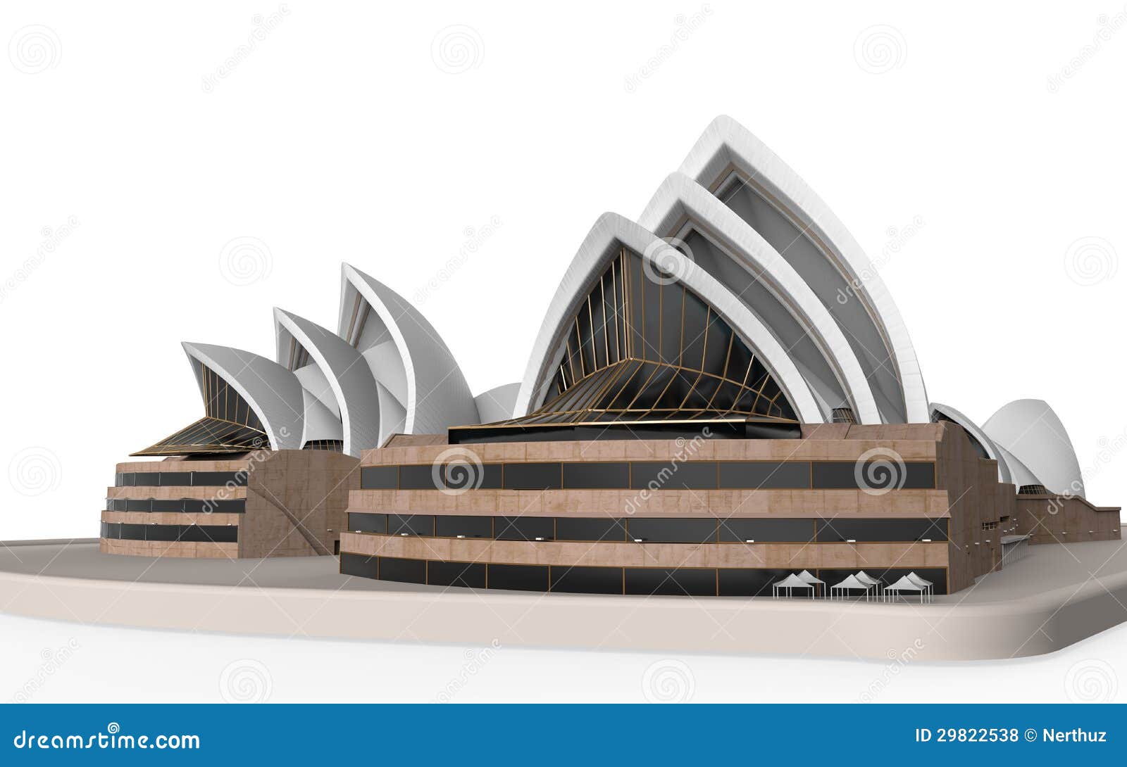 Sydney Opera House Isolated on White Background Editorial Stock Photo ...