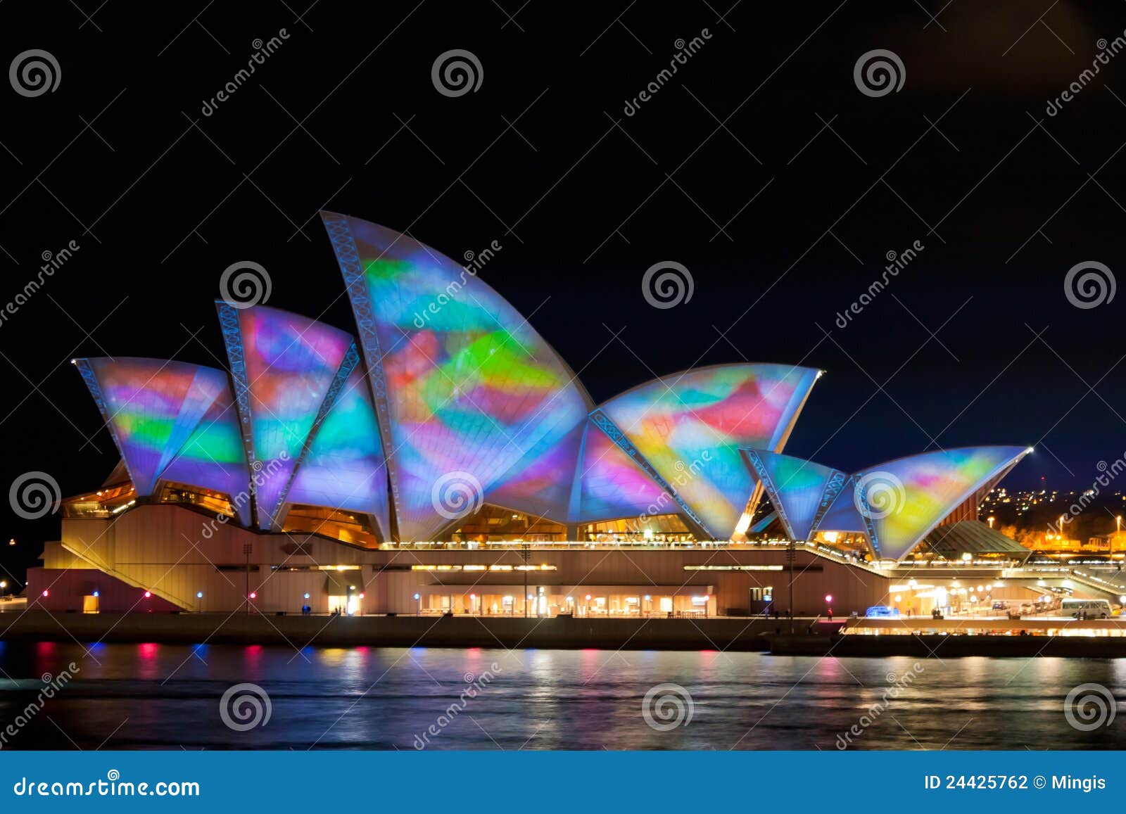 Sydney Opera House, Light Show Editorial Photography - Image of ...