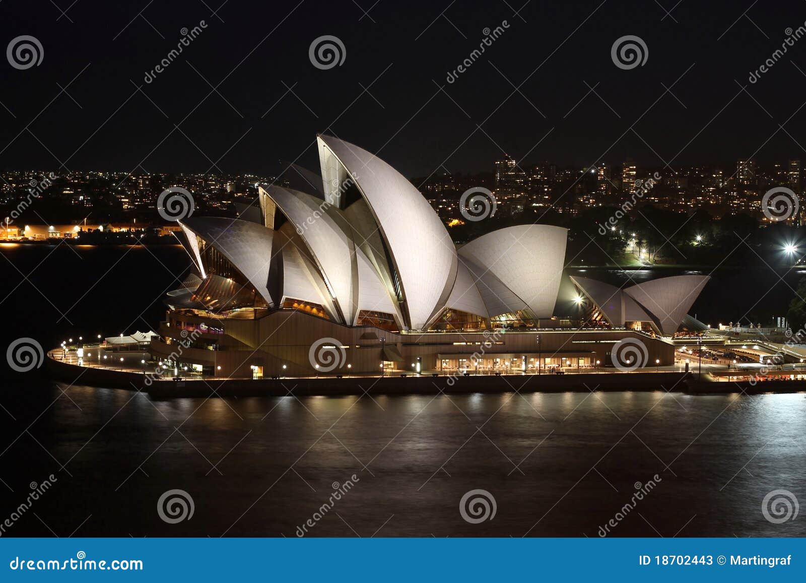 Sydney Opera House Bright White at Night Editorial Stock Photo - Image ...