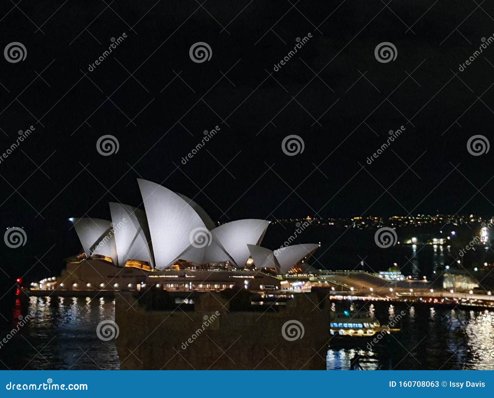 Sydney Opera House at Night Time Editorial Stock Photo - Image of opera ...