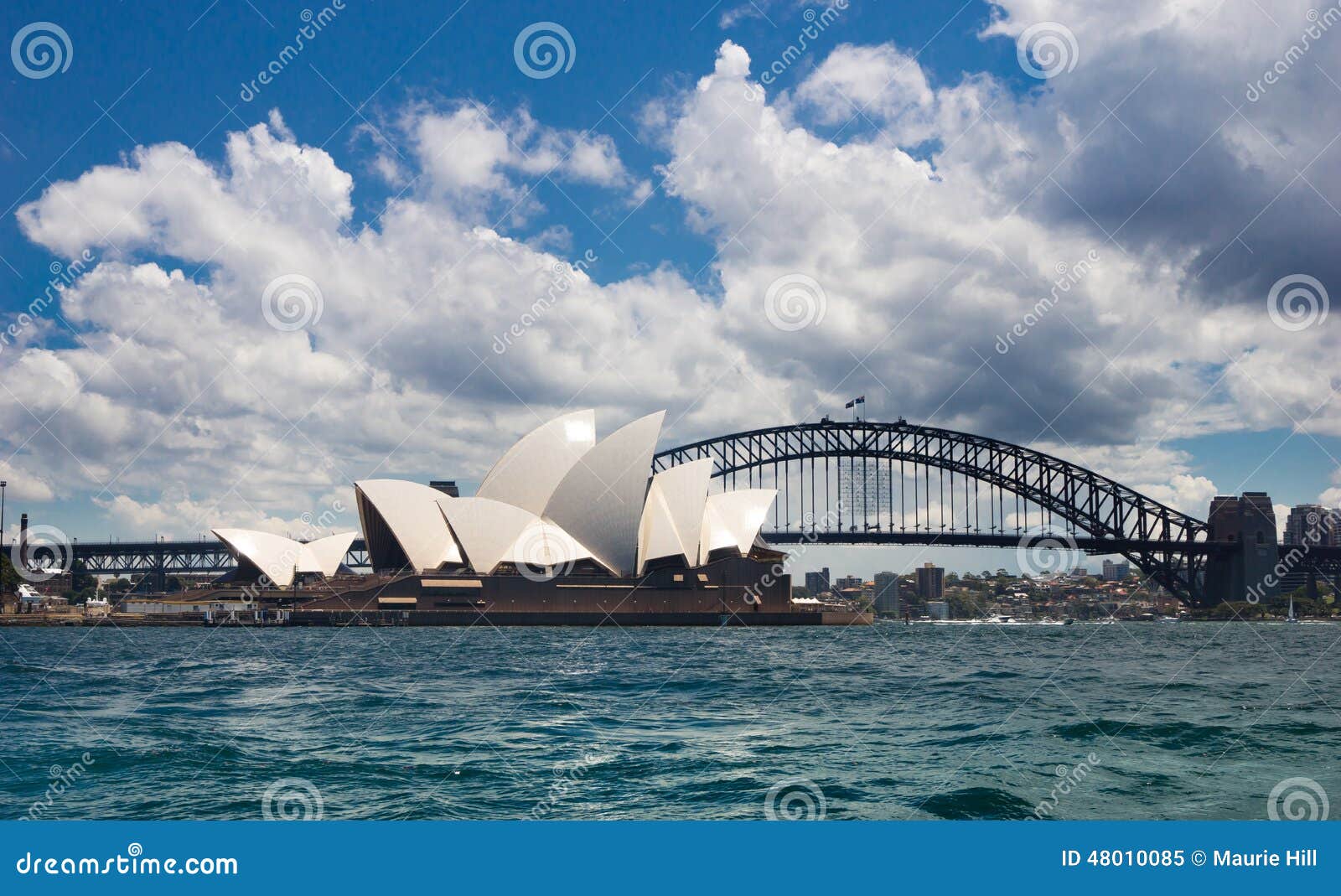 Sydney Opera House & Ponte Do Porto Imagem Editorial - Imagem de ...