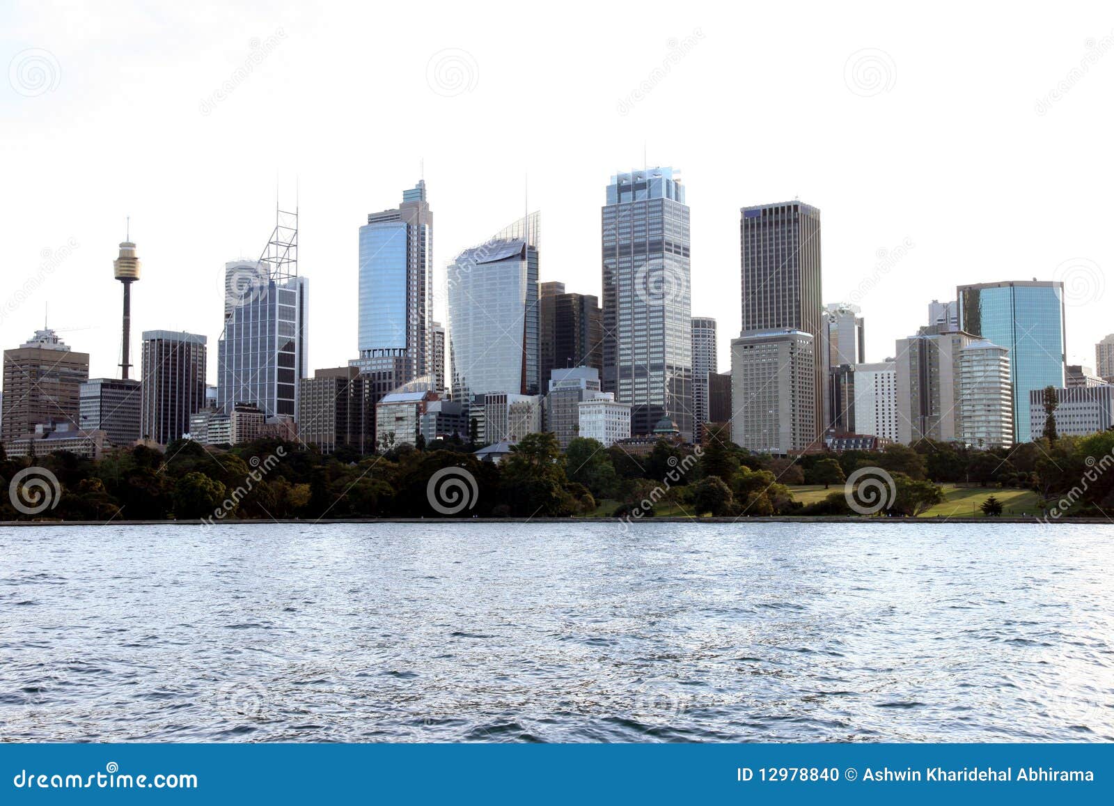 Sydney Skyline. stock photo. Image of architecture, downtown - 12978840