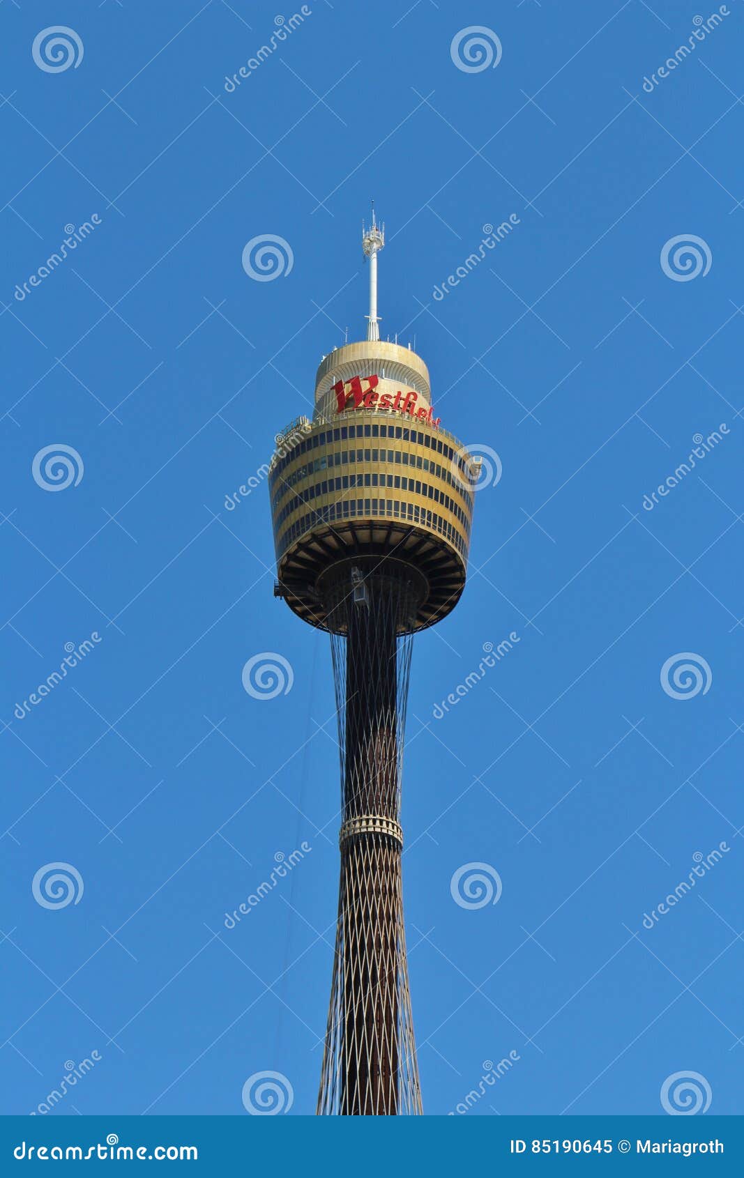 Sydney Tower editorial image. Image of landmark, icon - 85190645